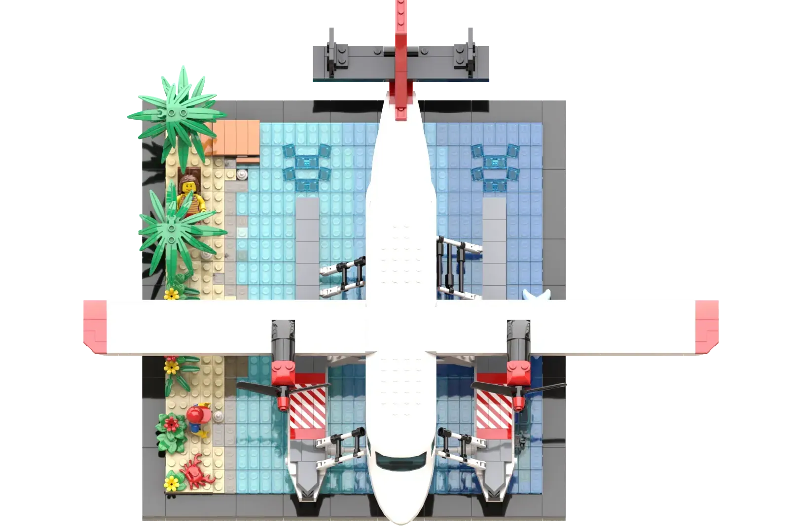 DHC-6 Twin Otter Seaplane at the Maldives | LEGO® Ideas