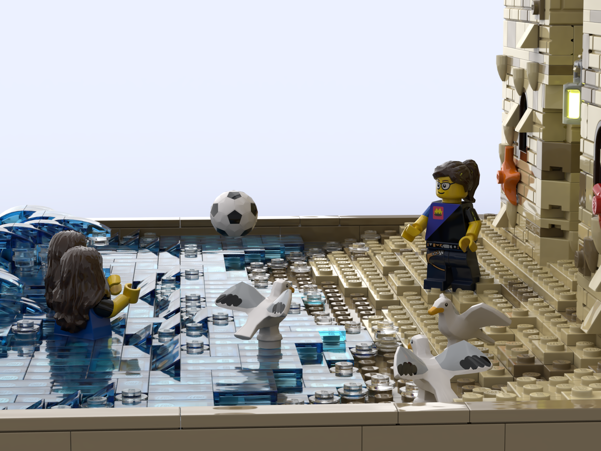 LEGO IDEAS - Sand Castle by the Sea