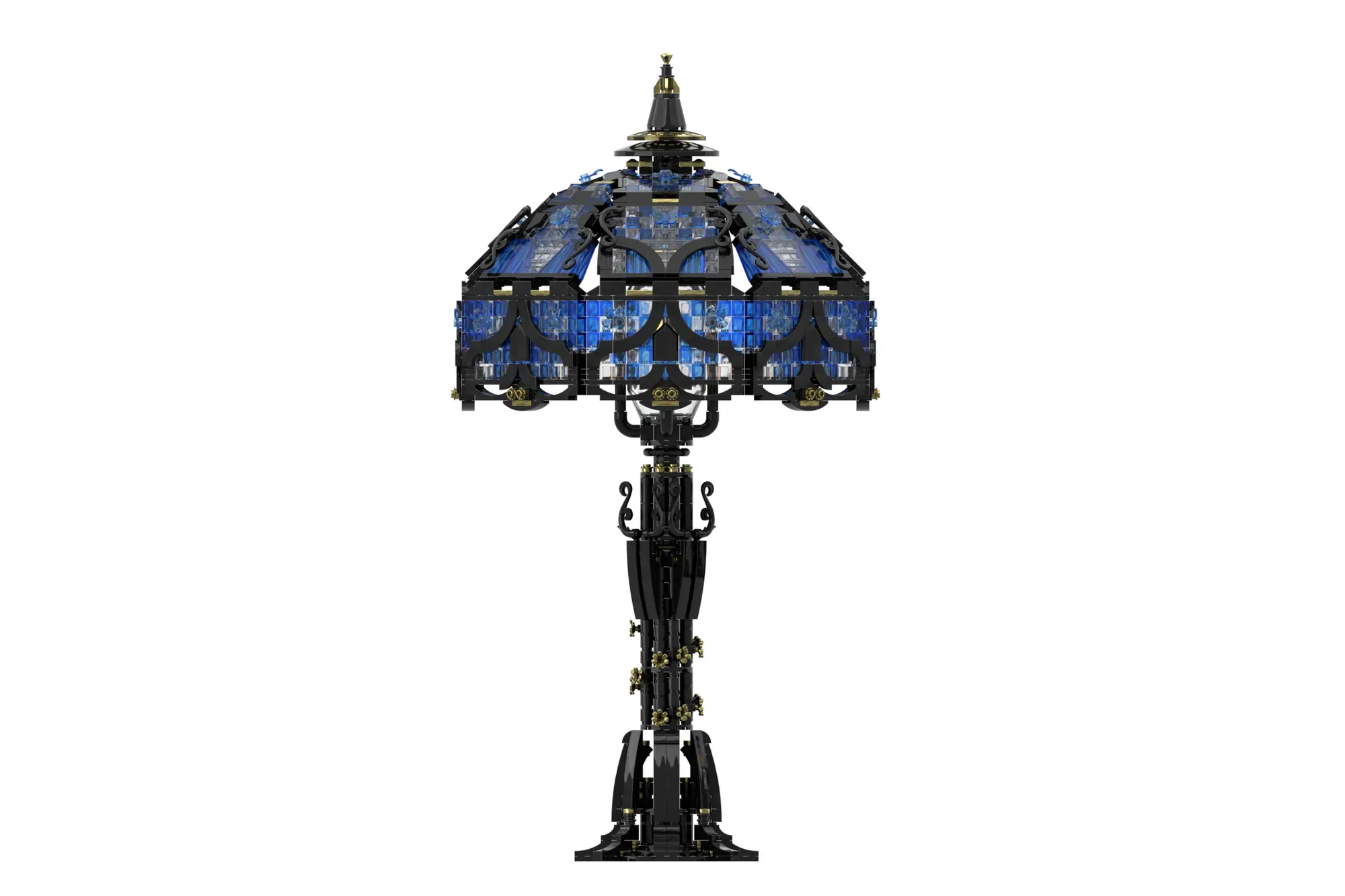 A Tiffany-Inspired Stained Glass Lamp | LEGO® Ideas