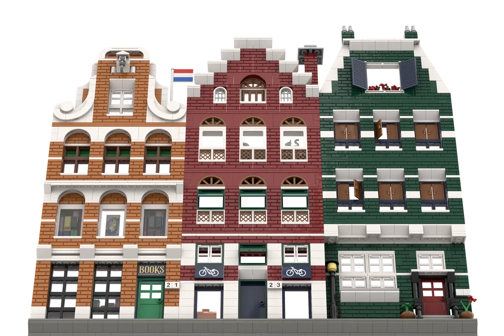Modular Dutch Facades | LEGO® Ideas