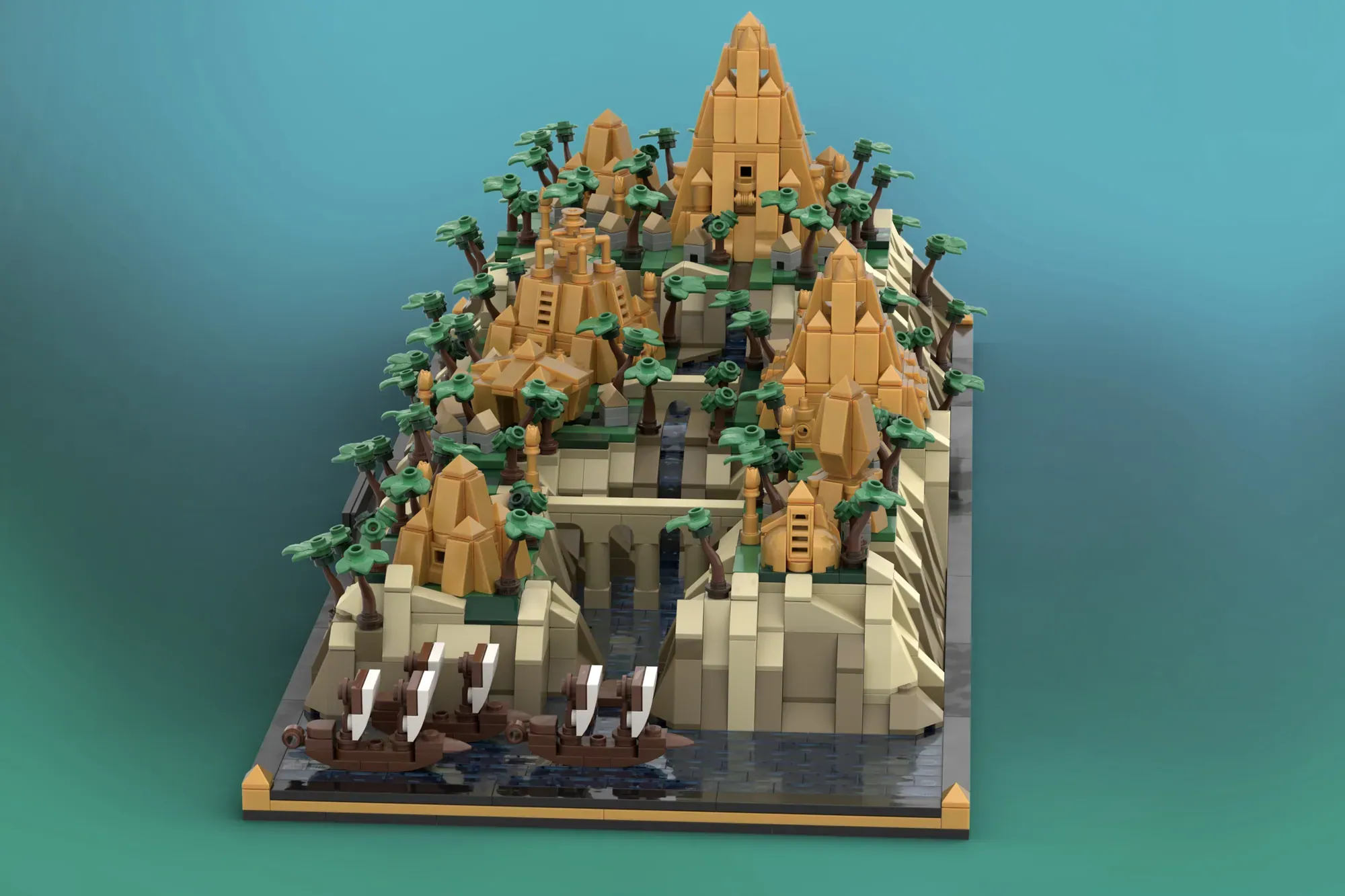 EL DORADO- The Legendary City of Gold- A Microscale Diorama | LEGO® Ideas