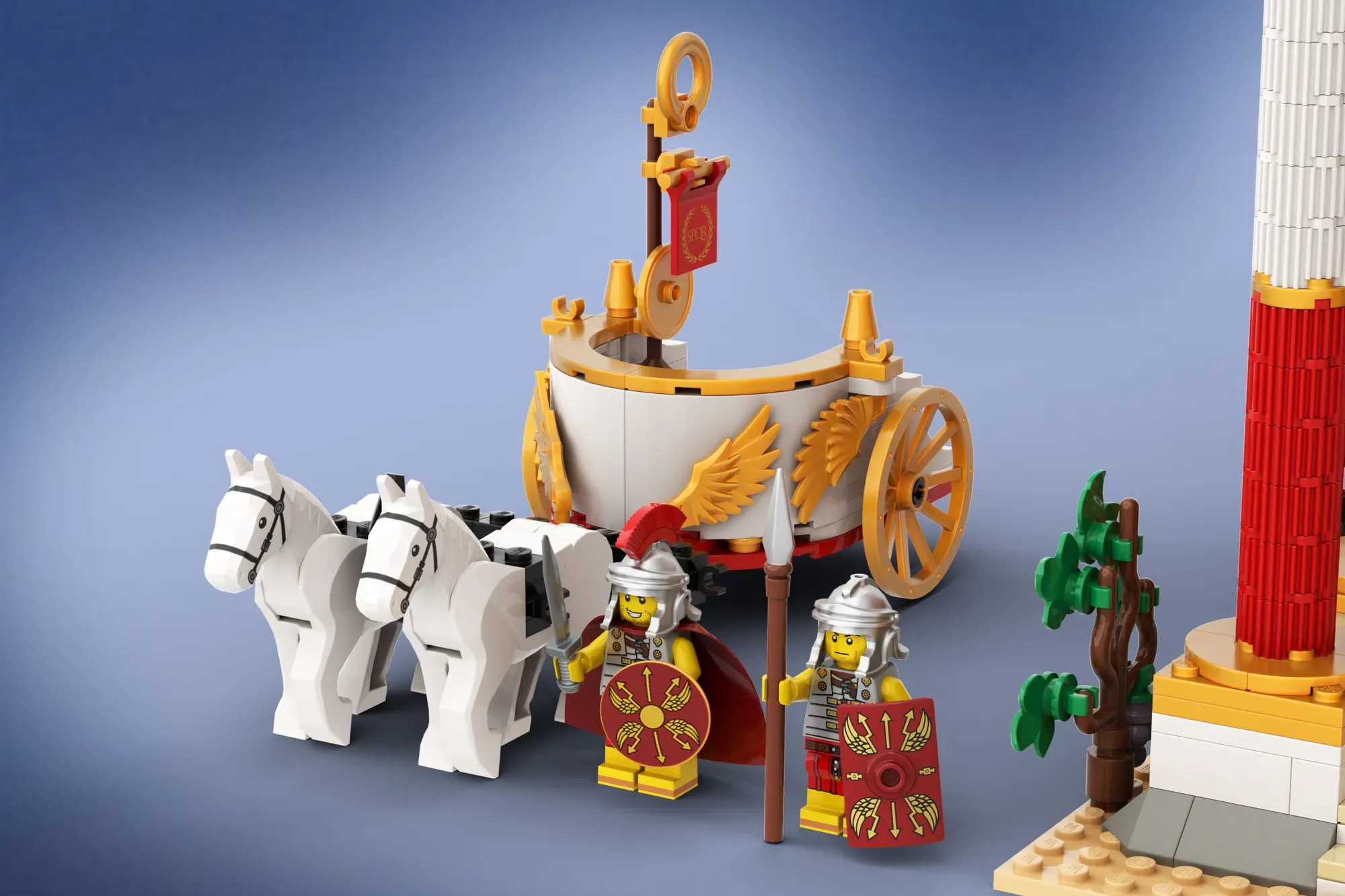 Roman Temple of Jupiter & Chariot | LEGO® Ideas