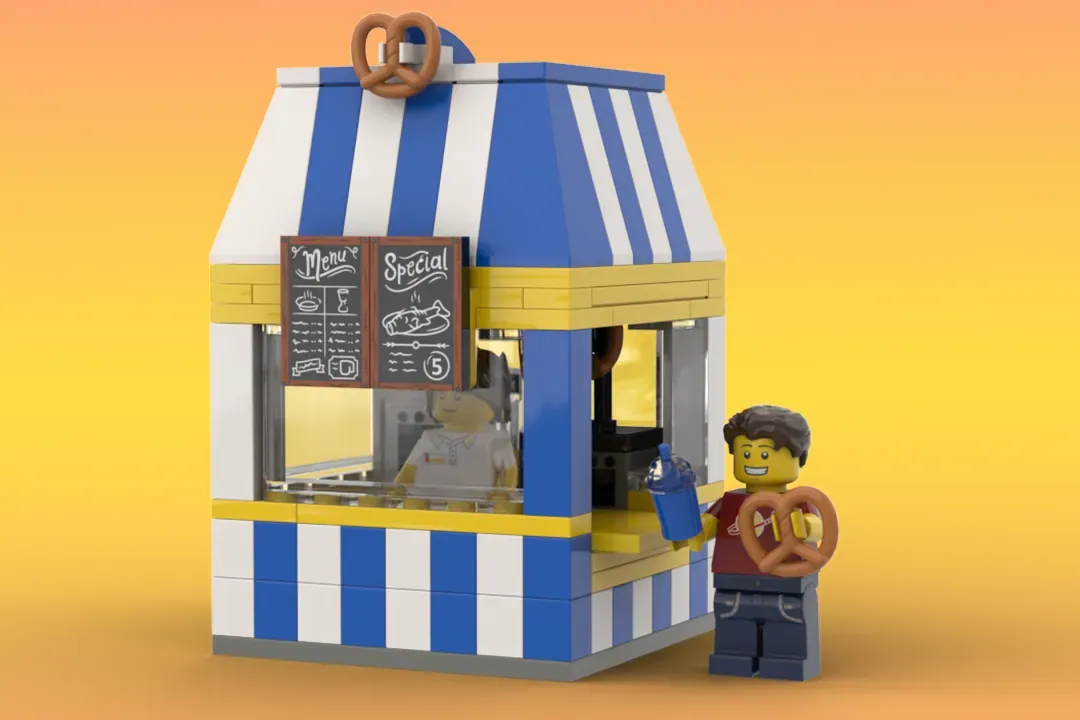 Pretzel Stand | LEGO® Ideas