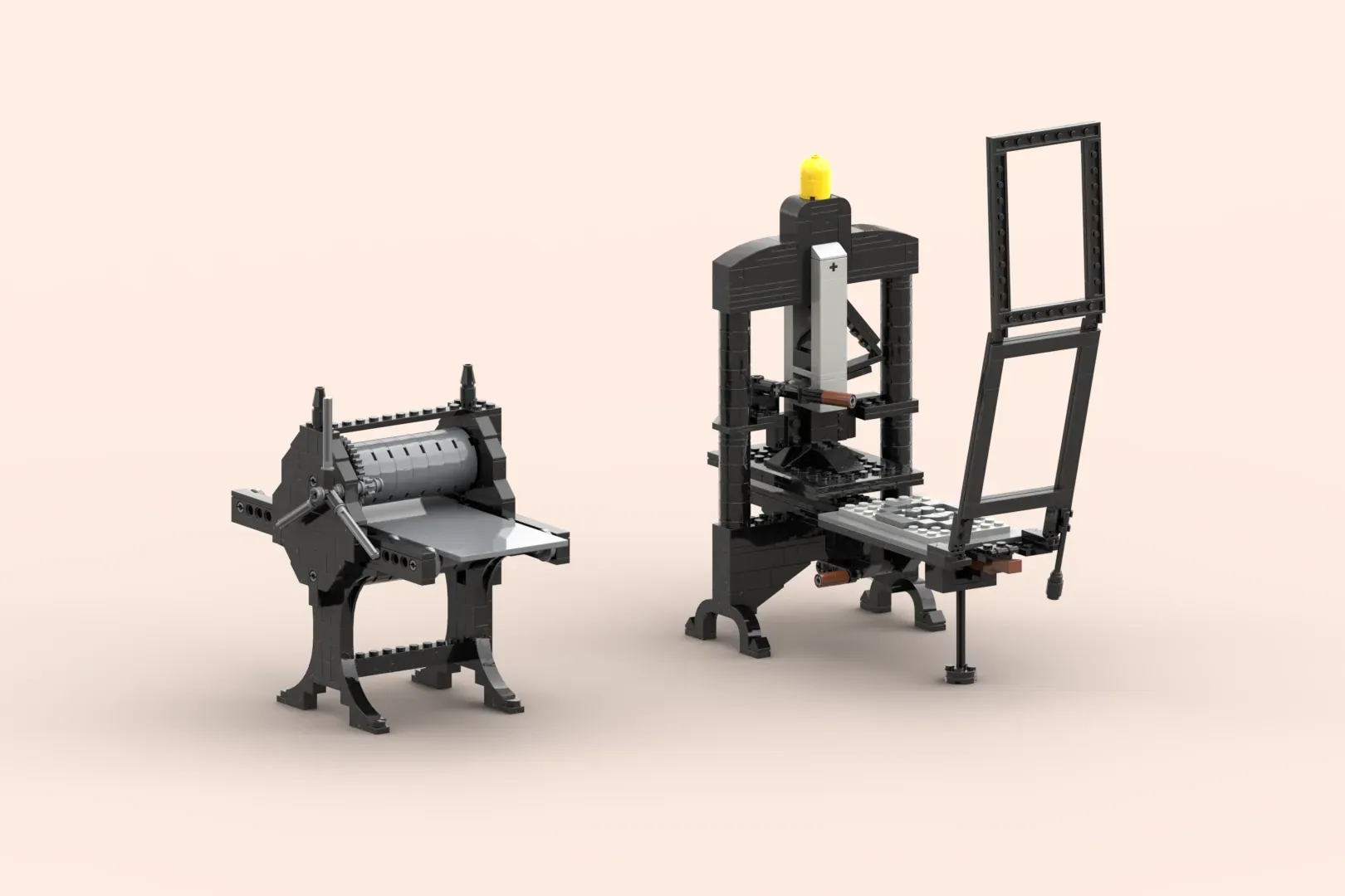 Two Working LEGO Printing Presses | LEGO® Ideas
