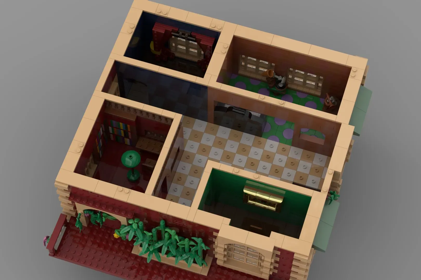 The Playable Mansion of Cluedo (Or Clue) | LEGO® Ideas