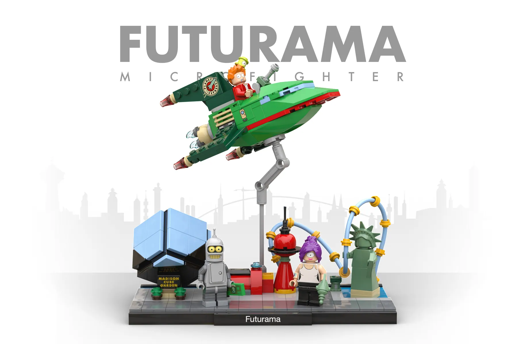 Futurama Microfighter | LEGO® Ideas
