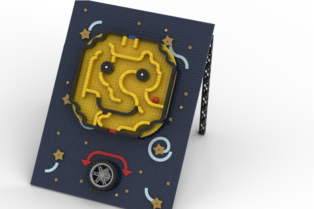 Rotating Portrait Marble Maze | LEGO® Ideas