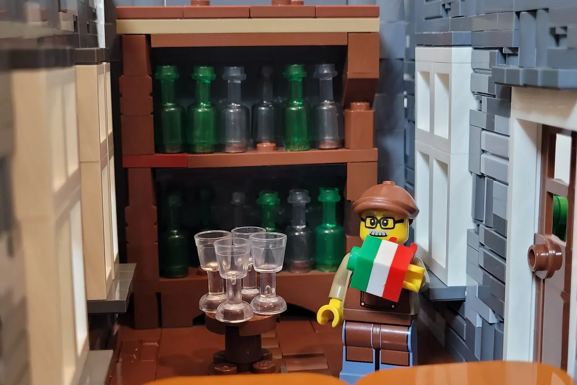 Old Italian Shop With Grape Plants | LEGO® Ideas