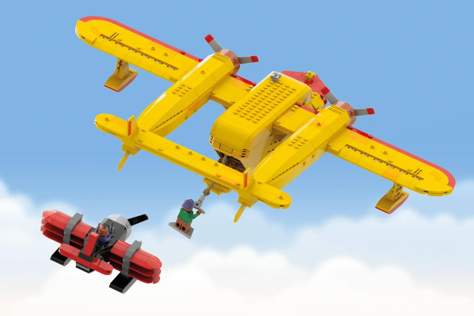 TaleSpin - Sea Duck vs. Tri-Wing Terror | LEGO® Ideas