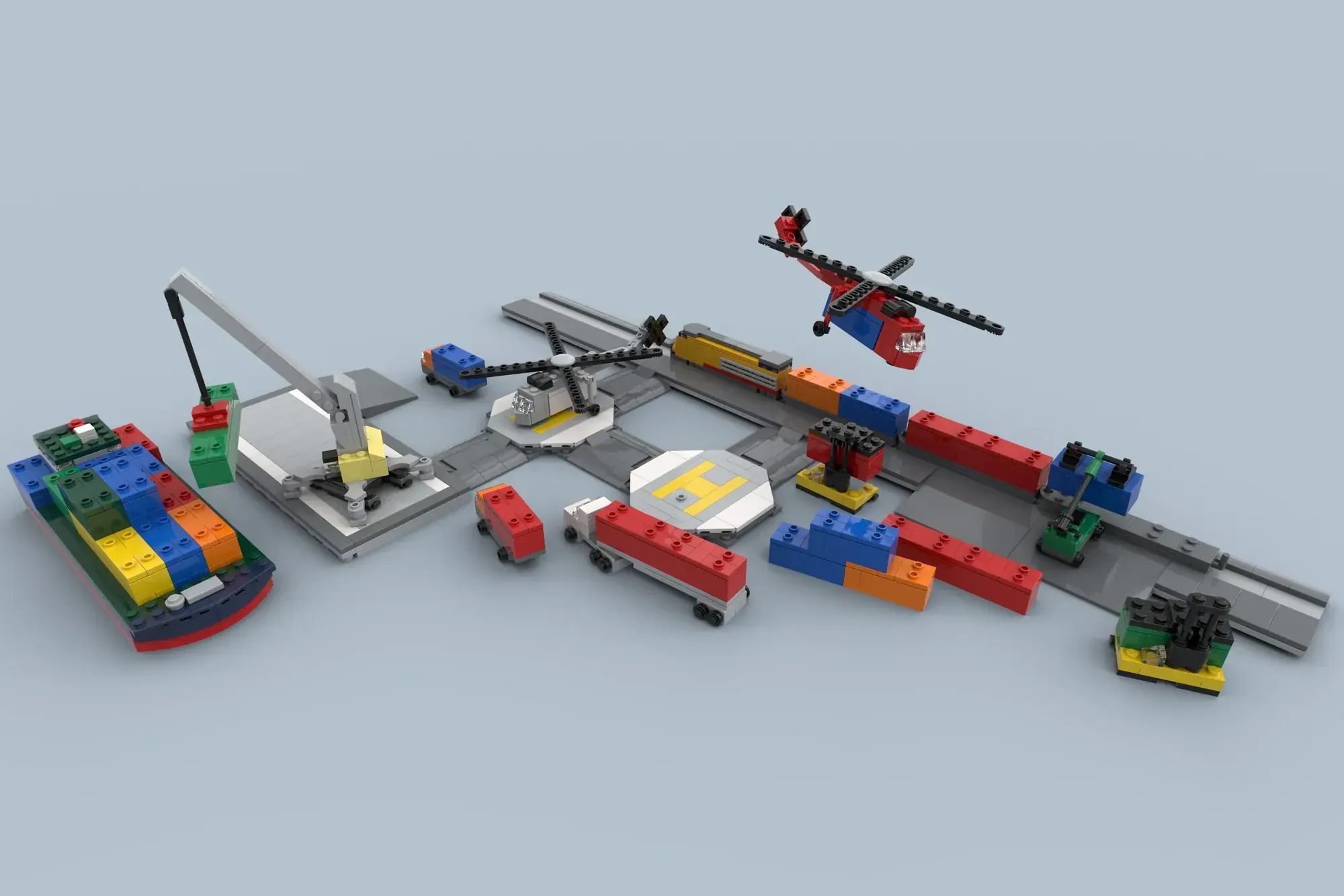 The Journey of a Shipping Container | LEGO® Ideas