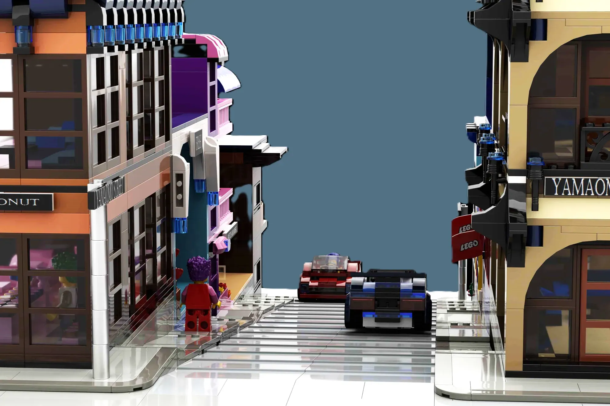 Yamaomo Street, the Sloped Street | LEGO® Ideas