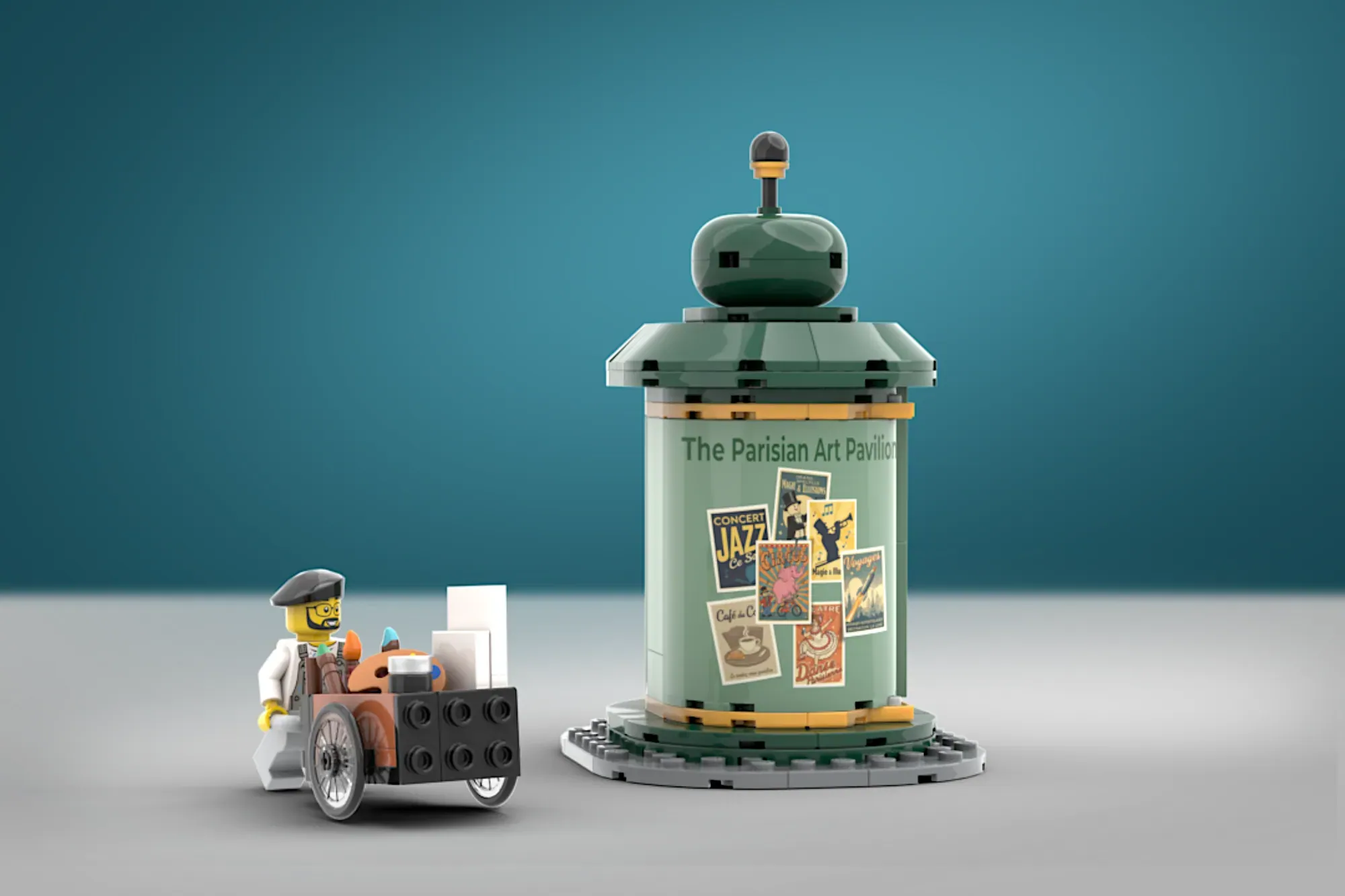 The Parisian Art Pavilion | LEGO® Ideas
