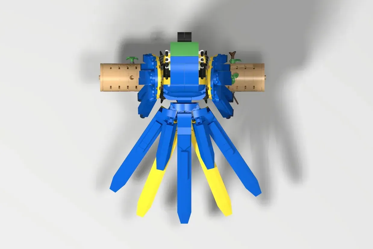 Blue & Yellow Macaw | LEGO® Ideas
