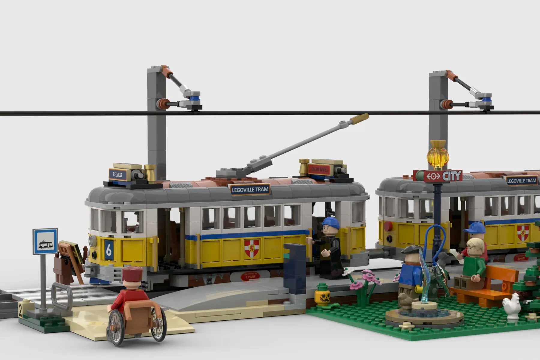 Tram With Trailer | LEGO® Ideas