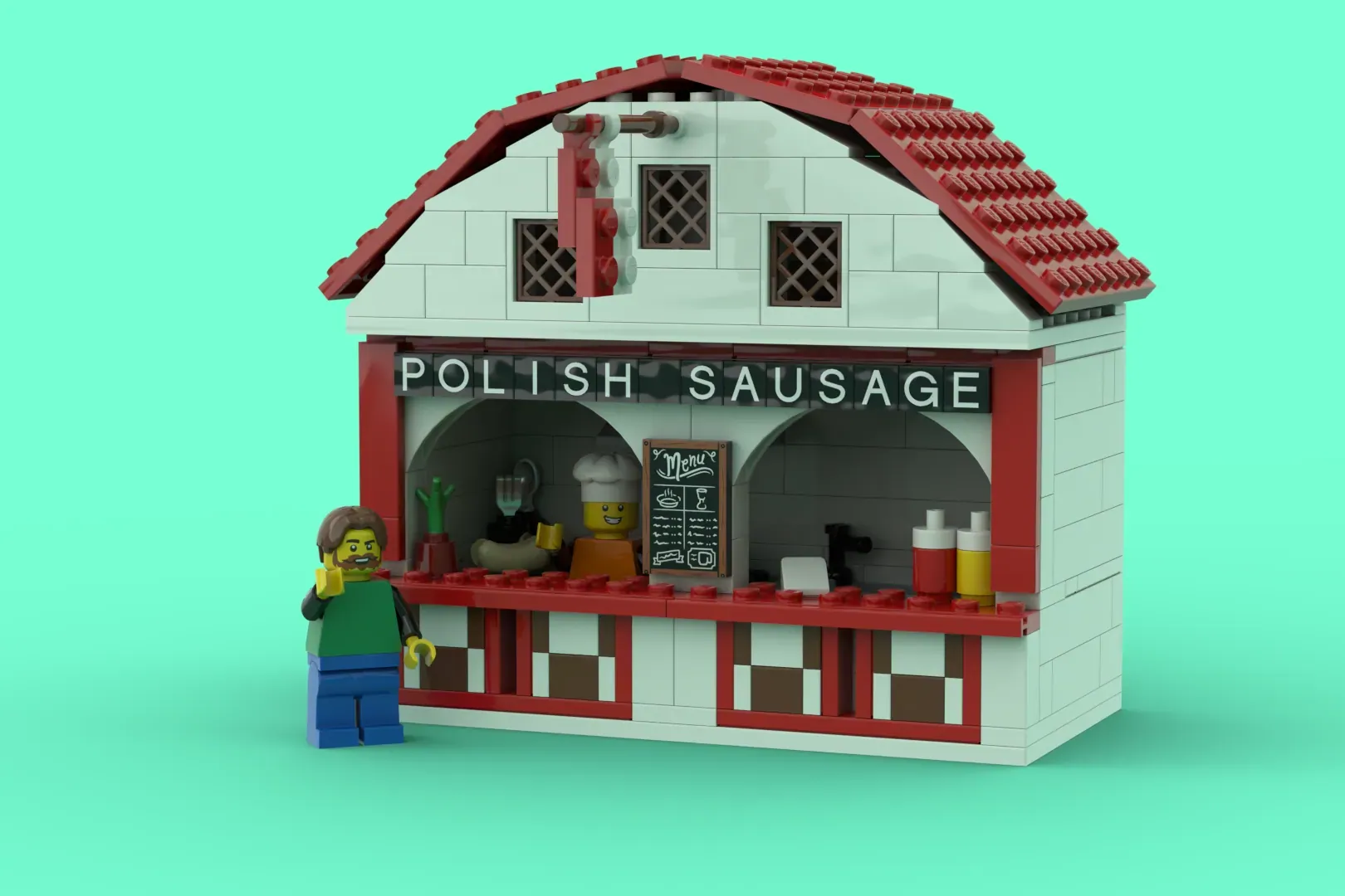 Polish Sausage Food Stand | LEGO® Ideas