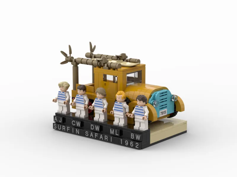The Beach Boys Surfin Safari Album Cover Truck | LEGO® Ideas