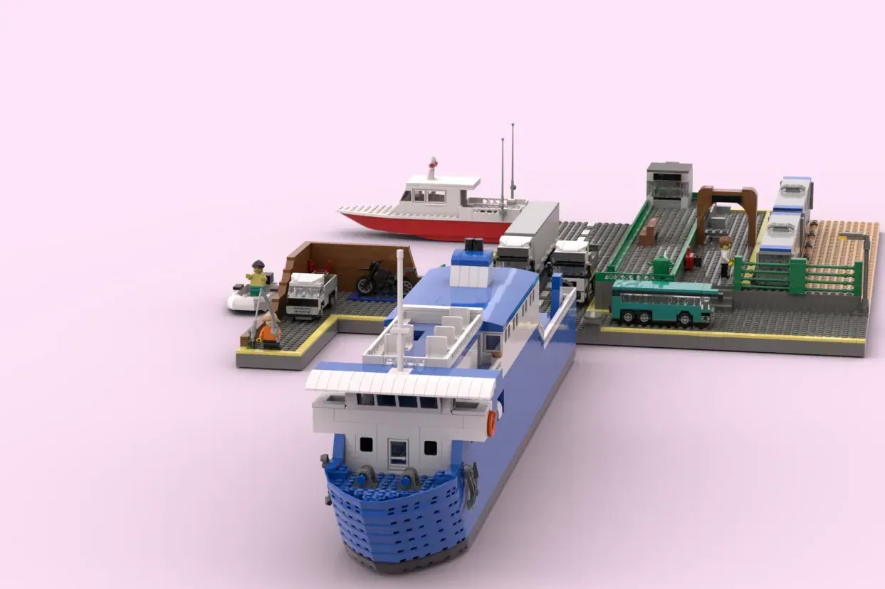 Ferry and Port | LEGO® Ideas