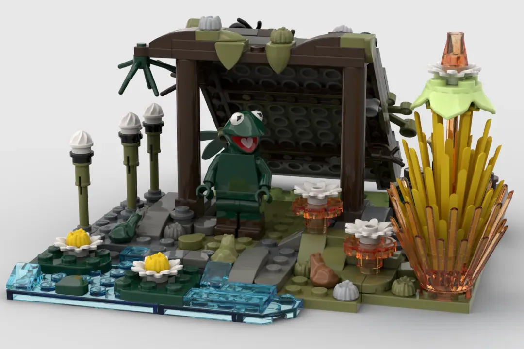 Lego Mystical Flower Creatures: The Shelter of the First Frog | LEGO® Ideas