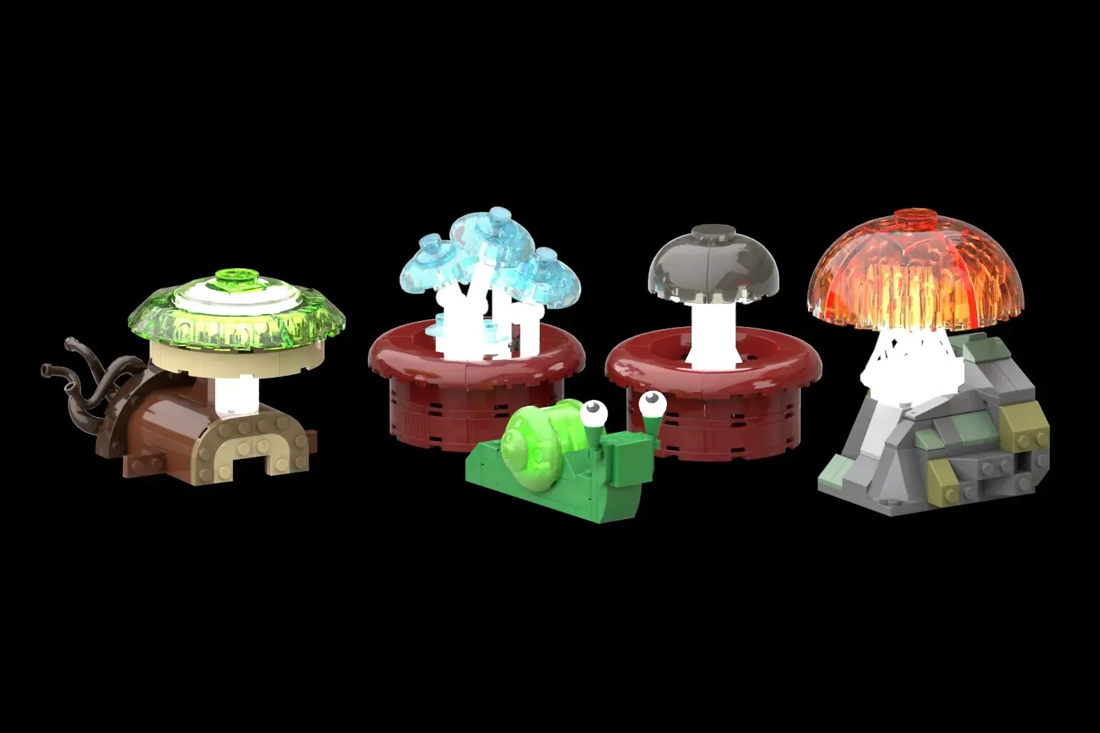 Glowing Mushrooms | LEGO® Ideas