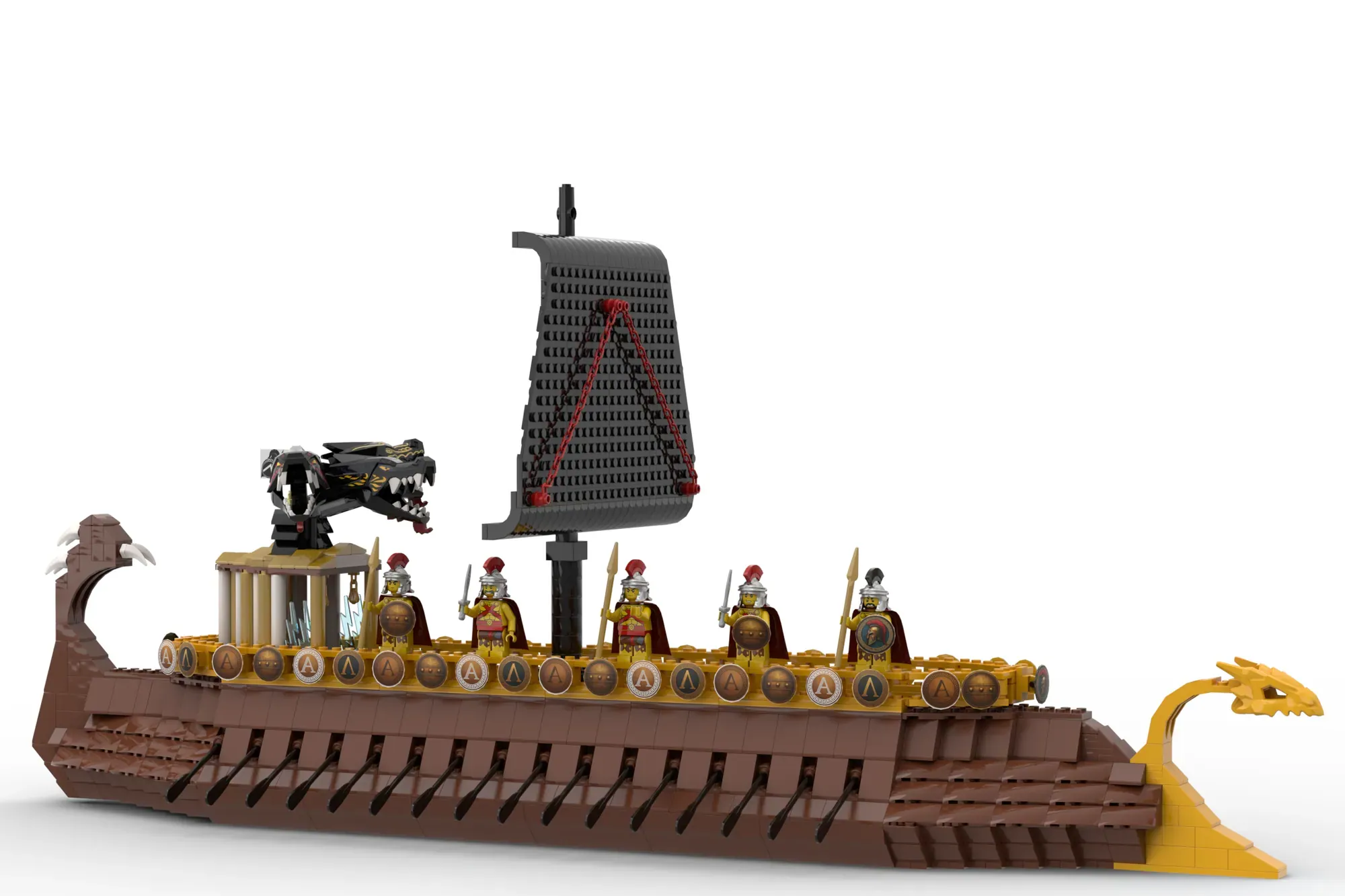 Lakonia - Dragon Ship of Sparta | LEGO® Ideas