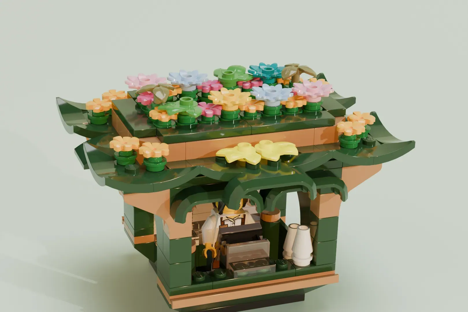 Artisan Matcha & Tea House Kiosk | LEGO® Ideas