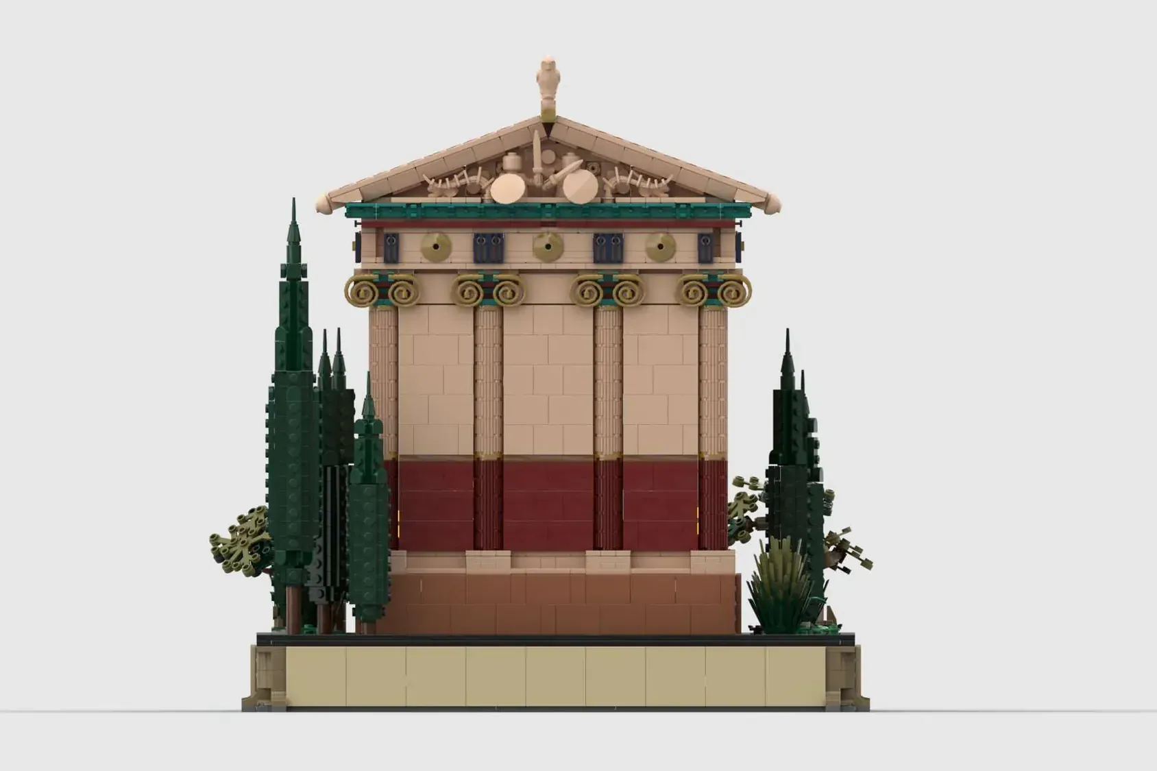 Greek Temple - Temple of Athena Promachos | LEGO® Ideas