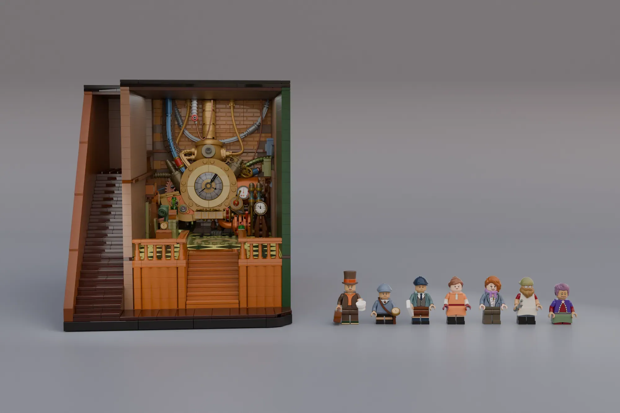 Professor Layton and the Lost Future - The Clock Shop | LEGO® Ideas