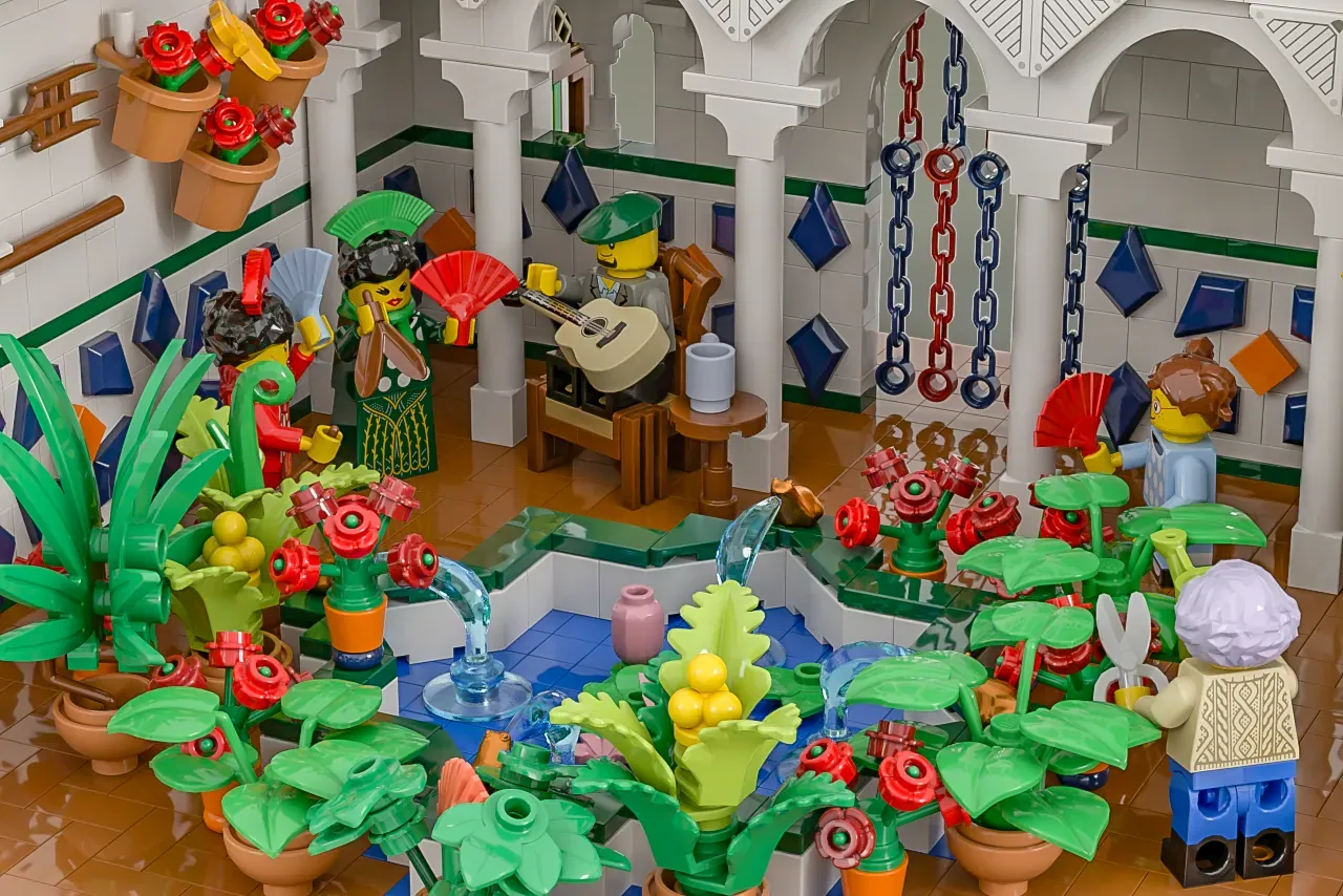 Andalusian Patio: The Flamenco Dancers. | LEGO® Ideas