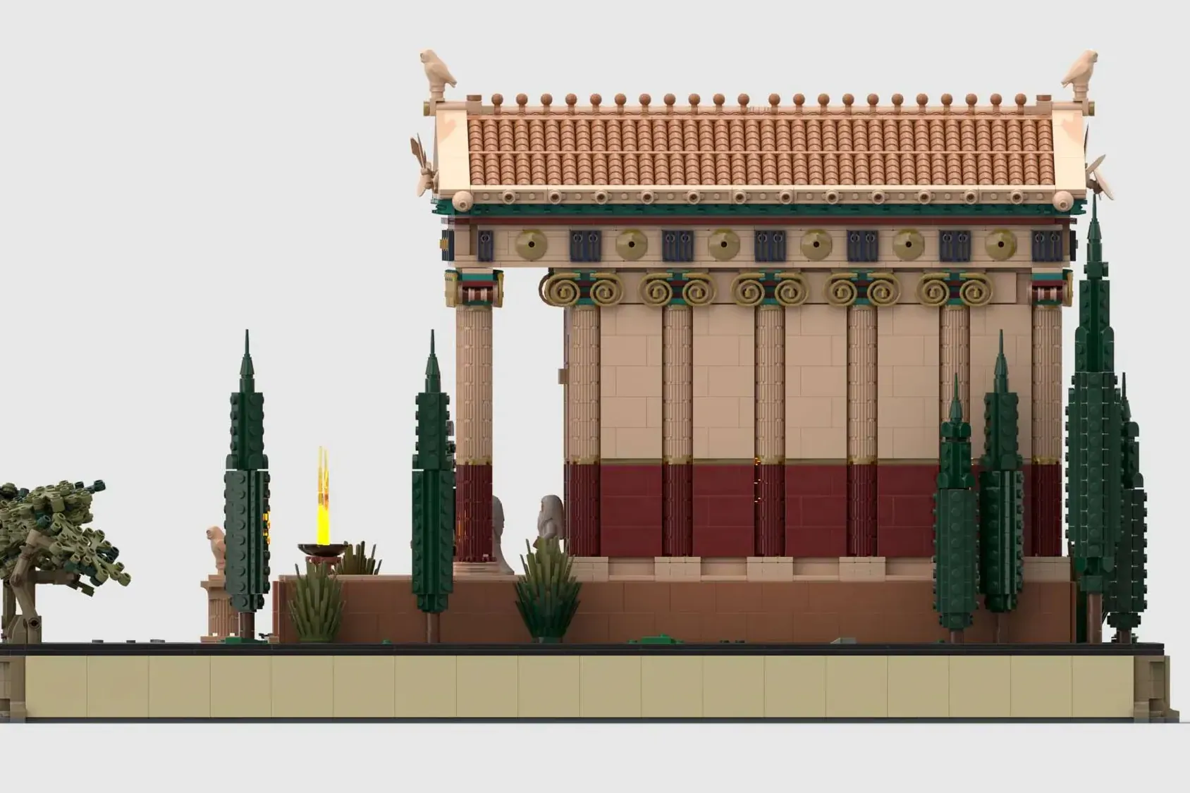 Greek Temple - Temple of Athena Promachos | LEGO® Ideas