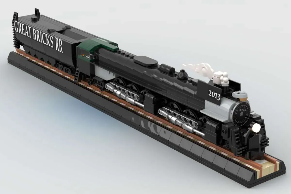 Midi Scale Articulated Steam Locomotive Display | LEGO® Ideas