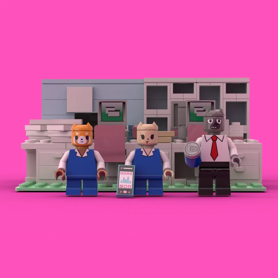 Aggretsuko - The Accounting Office | LEGO® Ideas