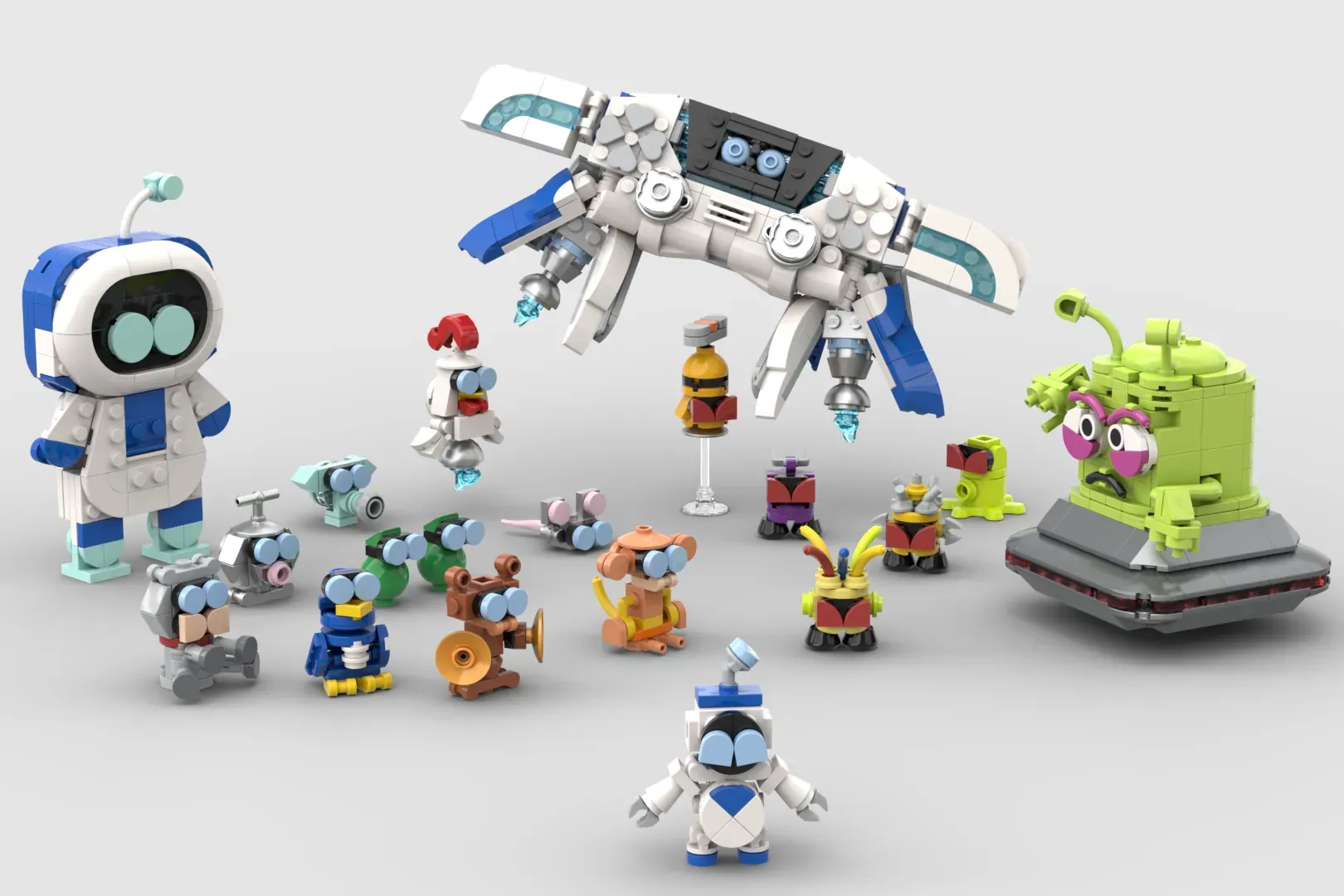 Astro Bot (And Friends) | LEGO® Ideas