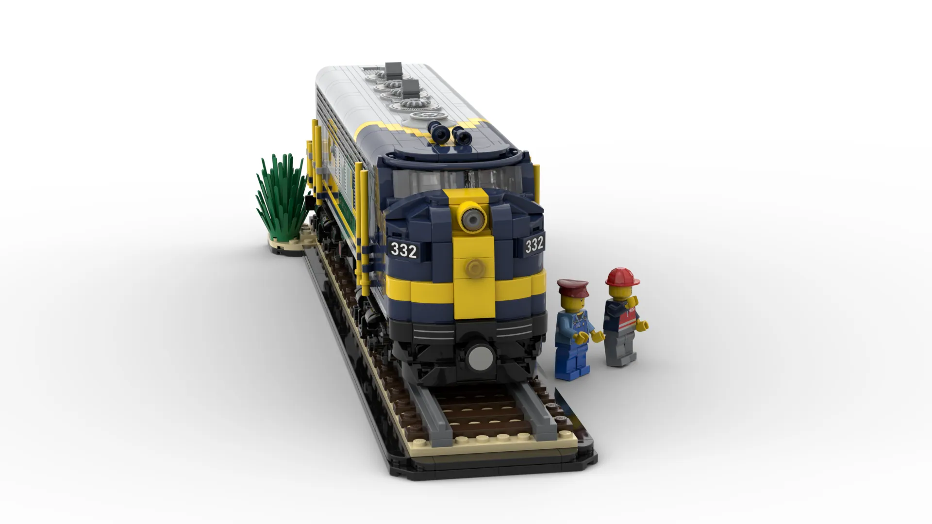 ATSF Bluebonnet – EMD F7A | LEGO® Ideas