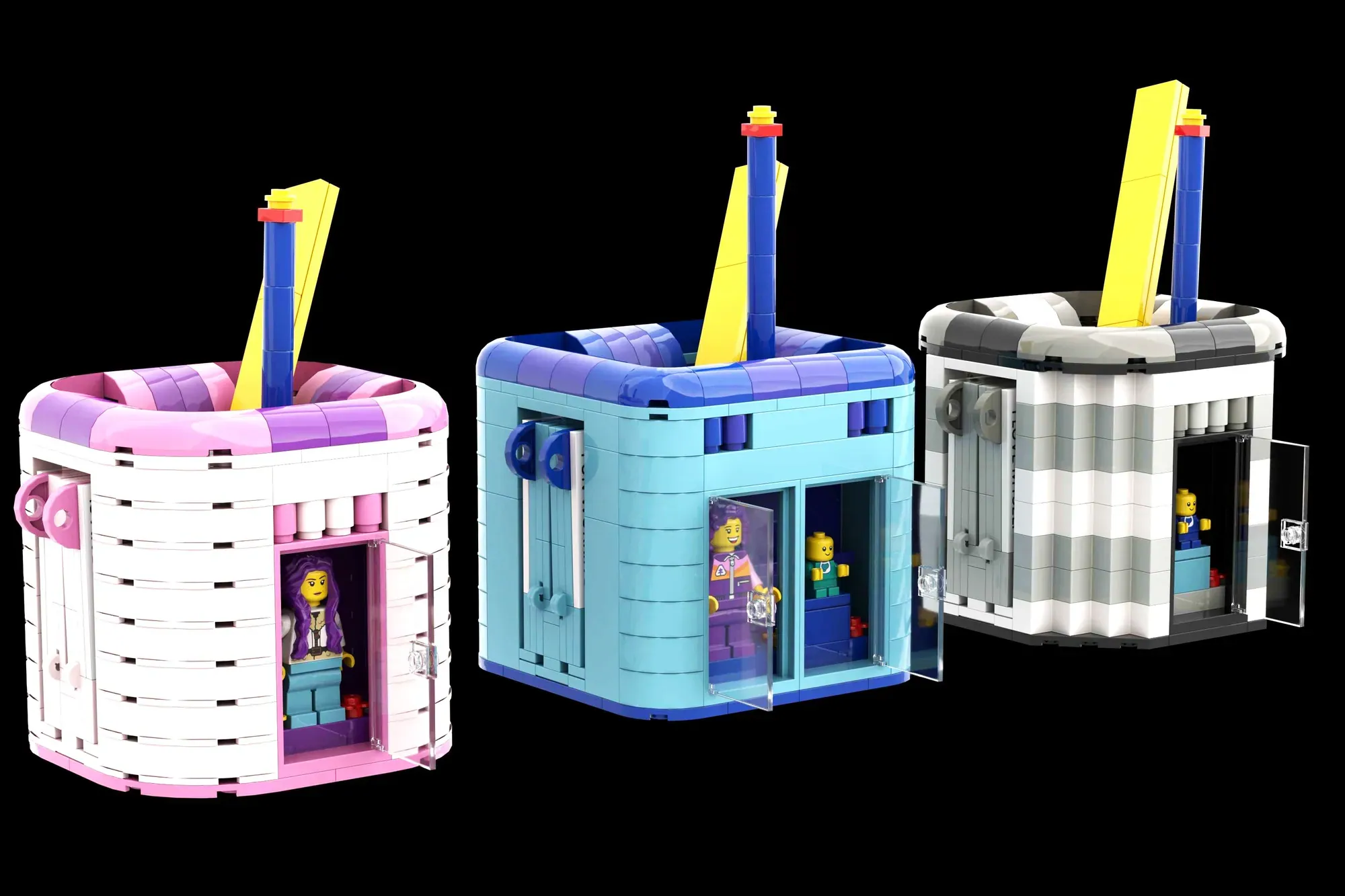 Cheer Me Up Pen Holder and Mini Display | LEGO® Ideas
