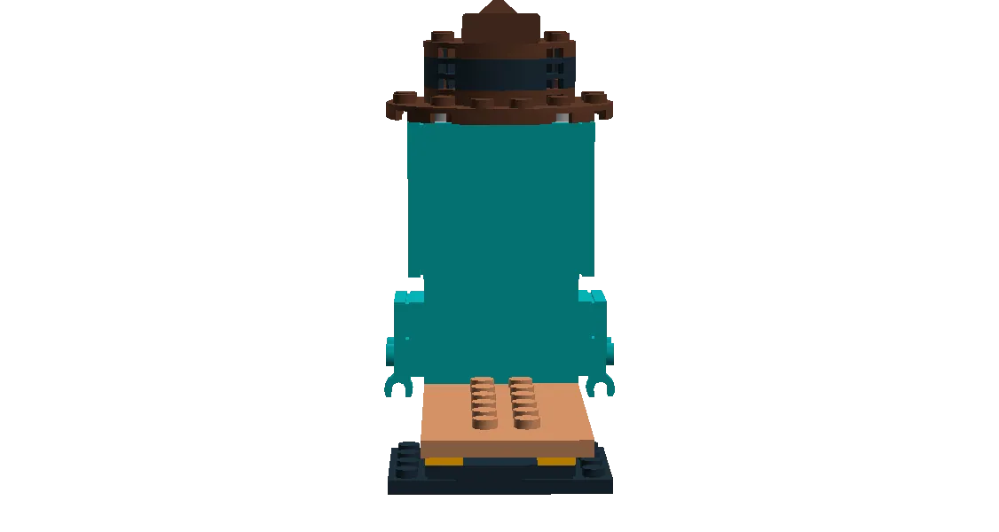 Perry the Platypus Brickheadz (from Phineas and Ferb) | LEGO® Ideas