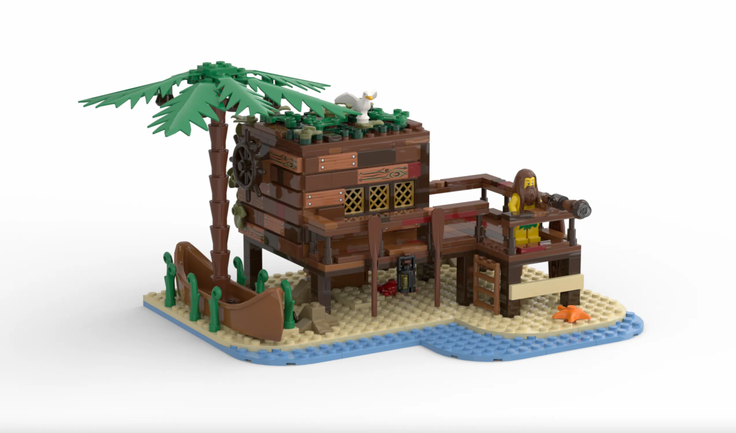 The Castaway Pirate's Shack | LEGO® Ideas