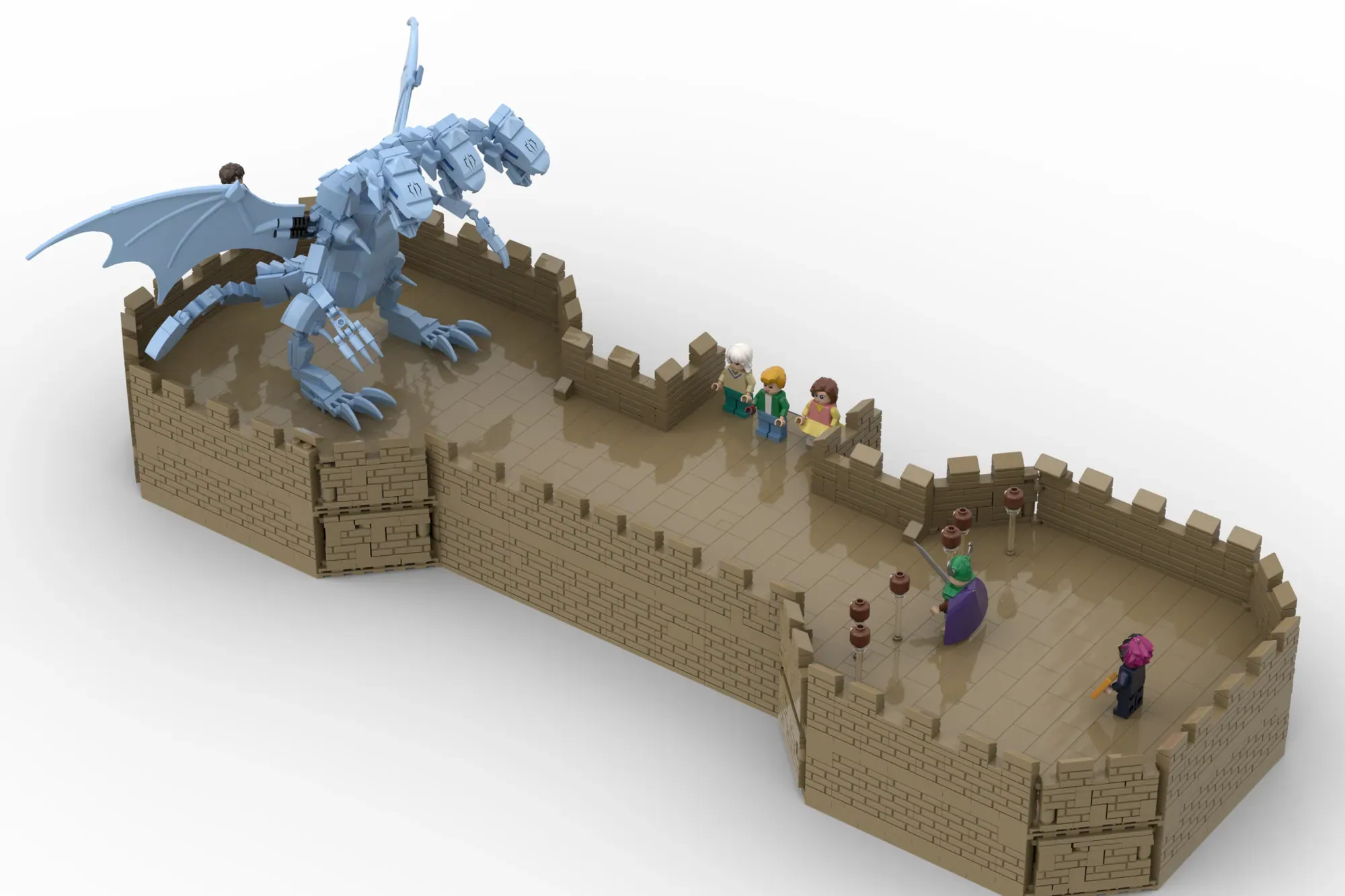 Yugi vs Kaiba: Blue Eyes Ultimate Dragon | LEGO® Ideas