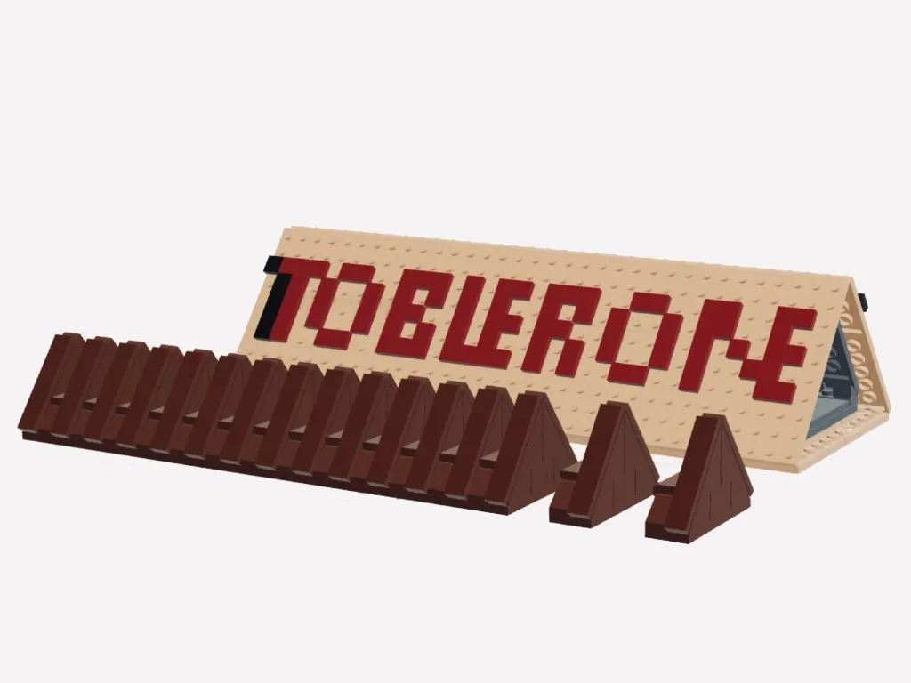 Toblerone with Detachable Chocolate Triangles | LEGO® Ideas