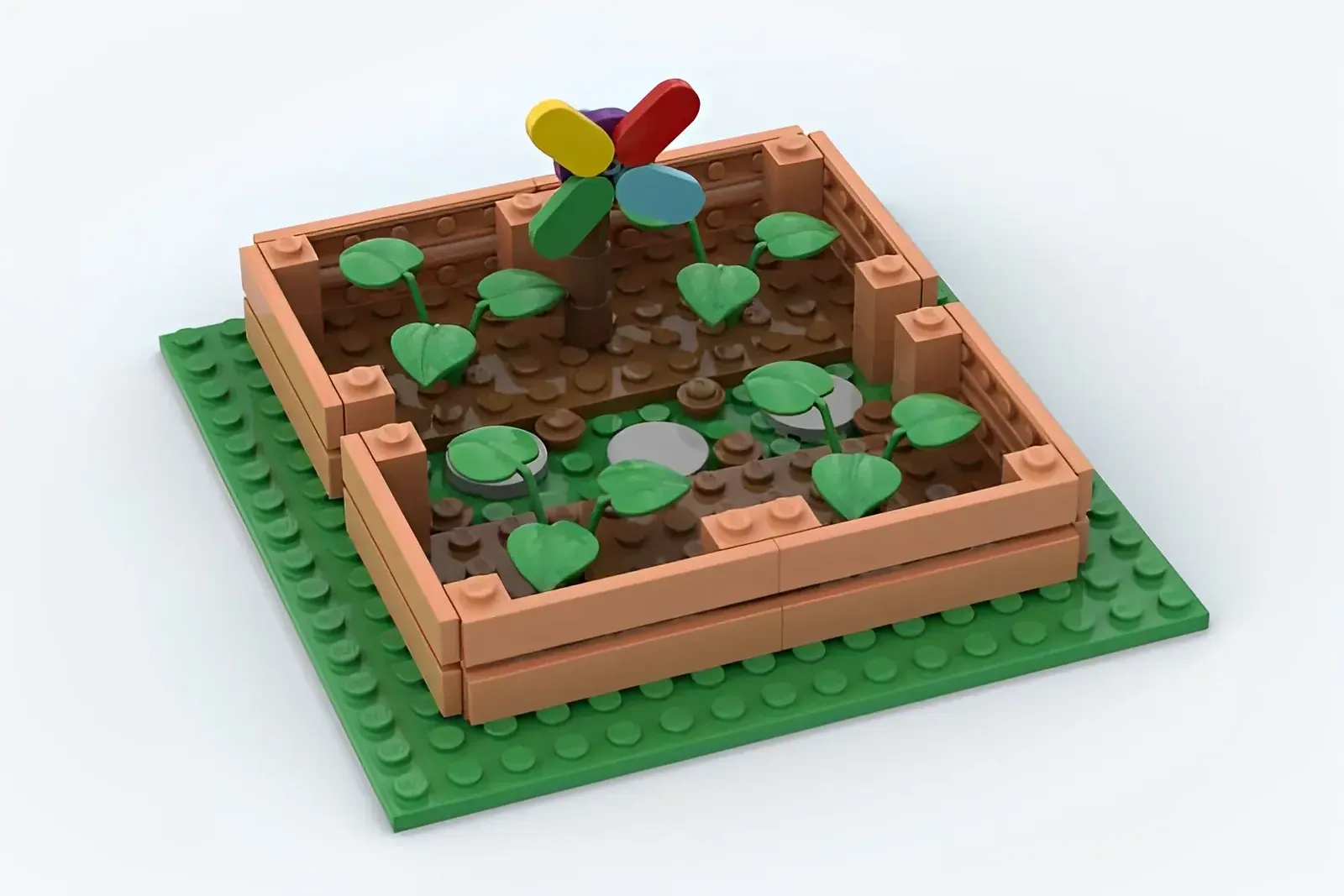 Backyard Garden With Windmill | LEGO® Ideas