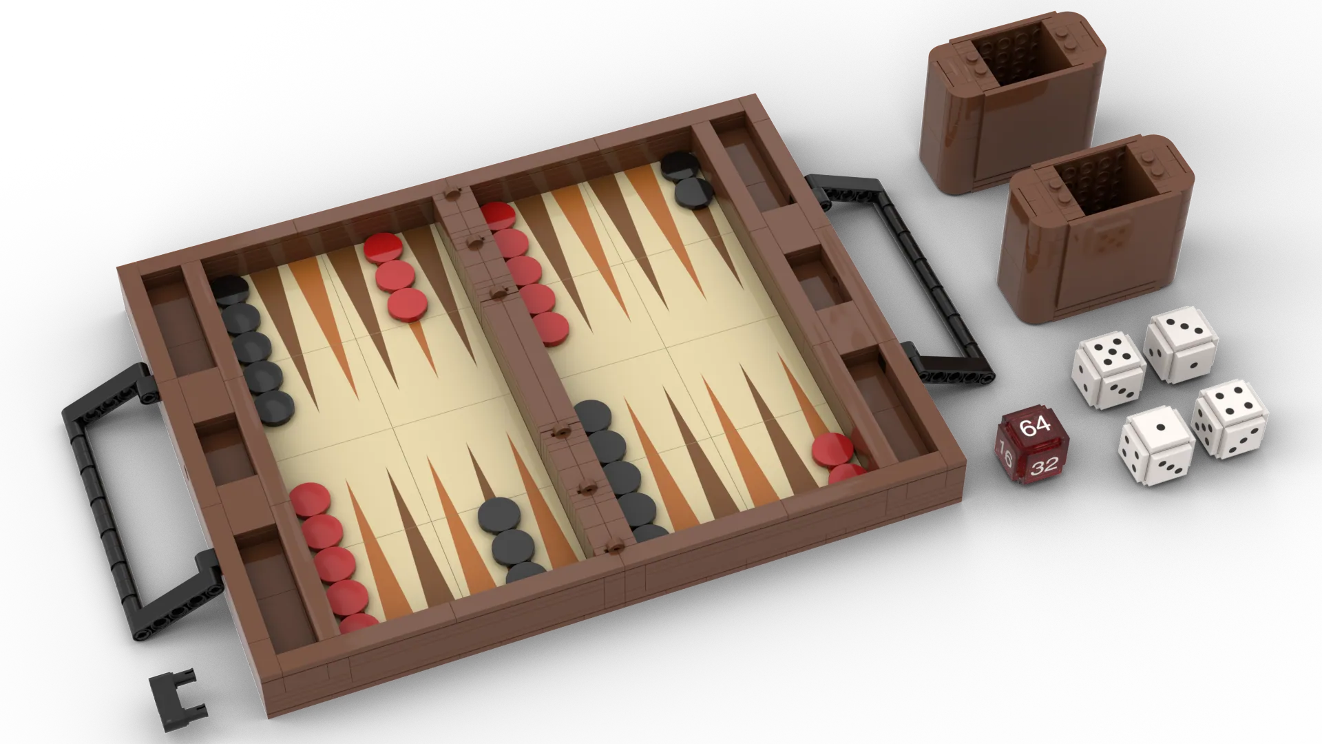Backgammon Briefcase Set | LEGO® Ideas