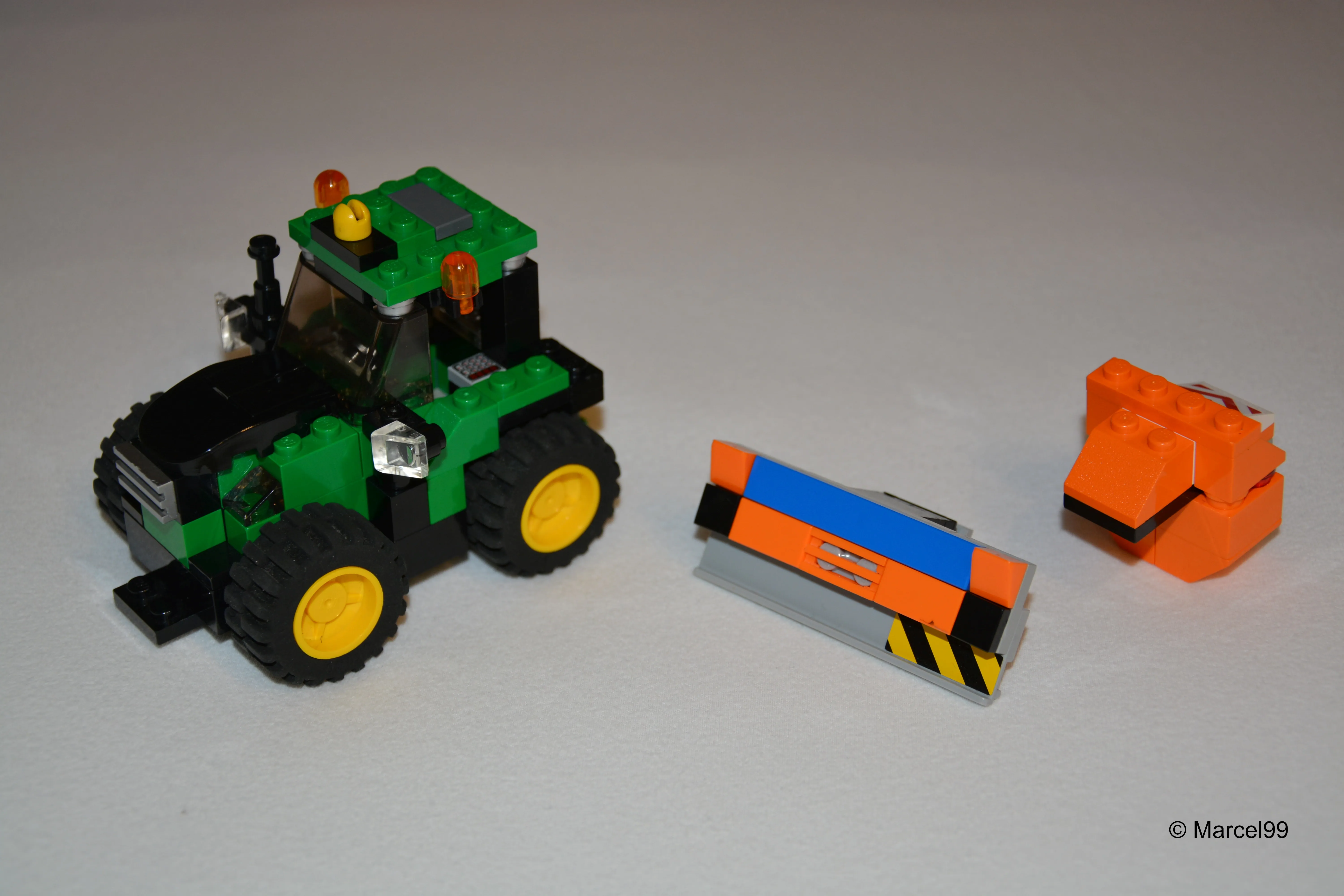 John Deere Tractor with Snow Plow - Winter Service | LEGO® Ideas