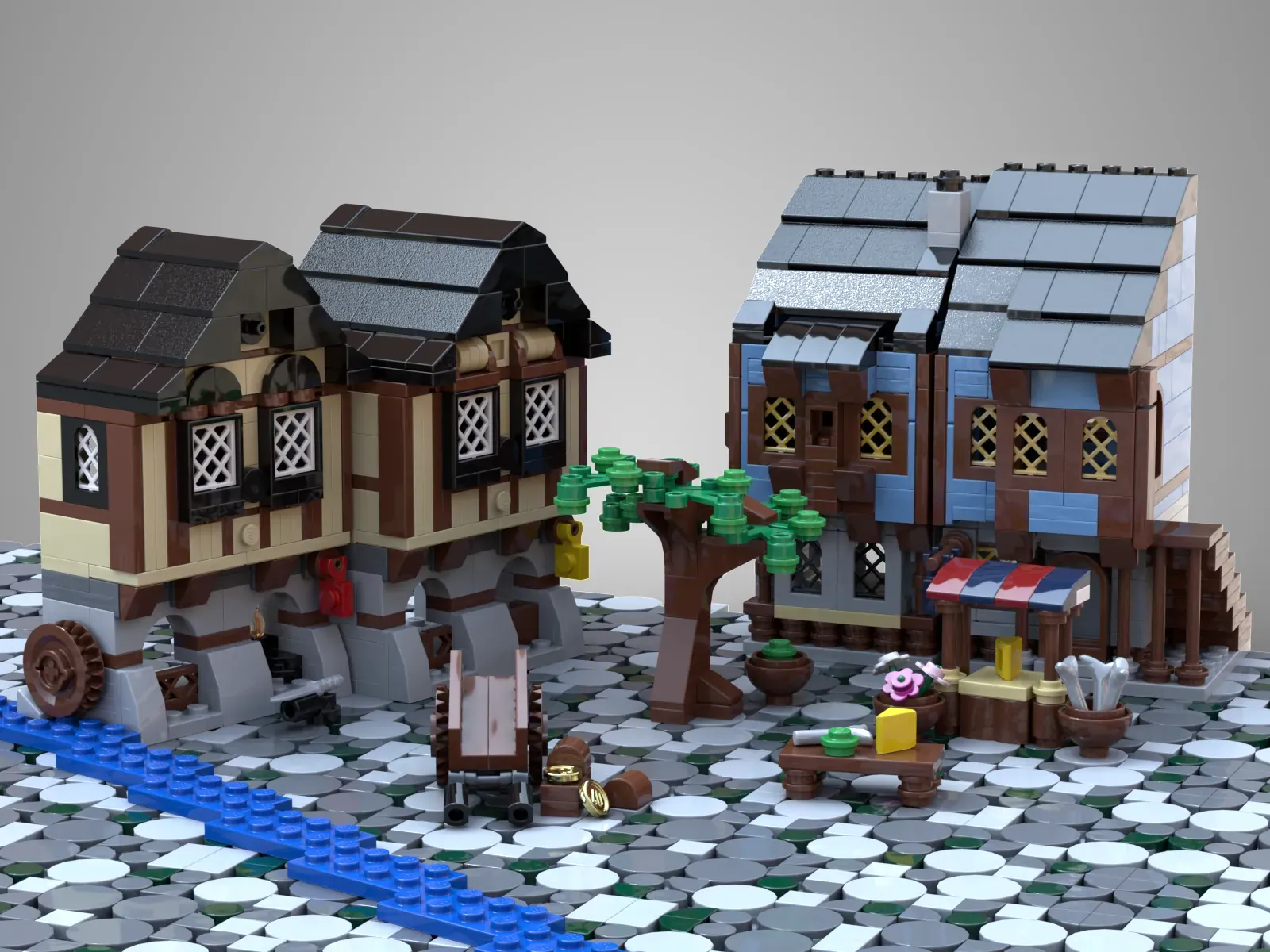 Micro Medieval Market Village | LEGO® Ideas