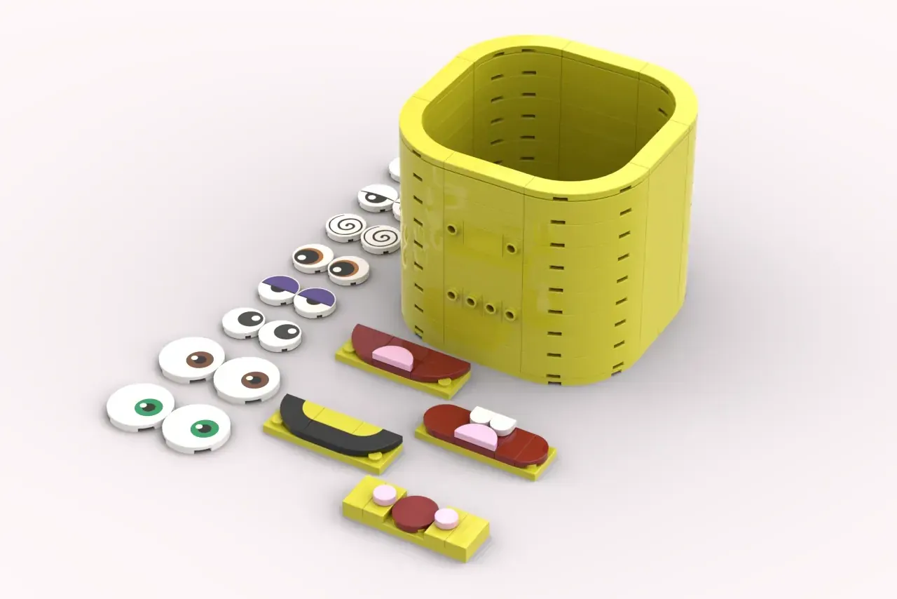 Custom LEGO Head Pot | LEGO® Ideas