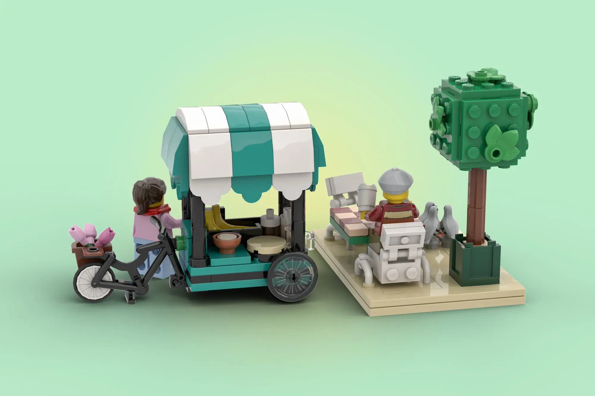 Crêpe Cart in the Park | LEGO® Ideas
