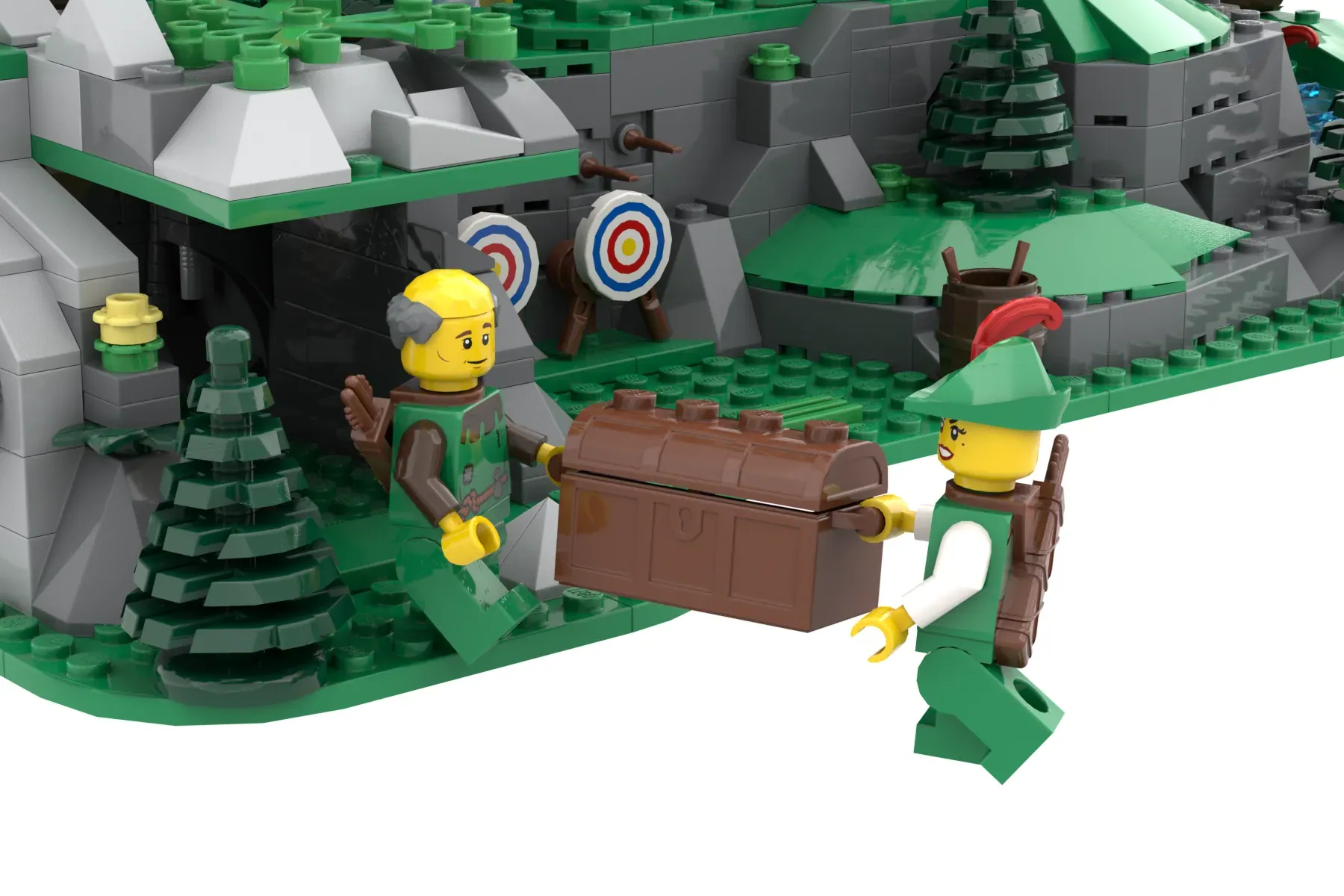Forestmen Waterfall Hideout | LEGO® Ideas