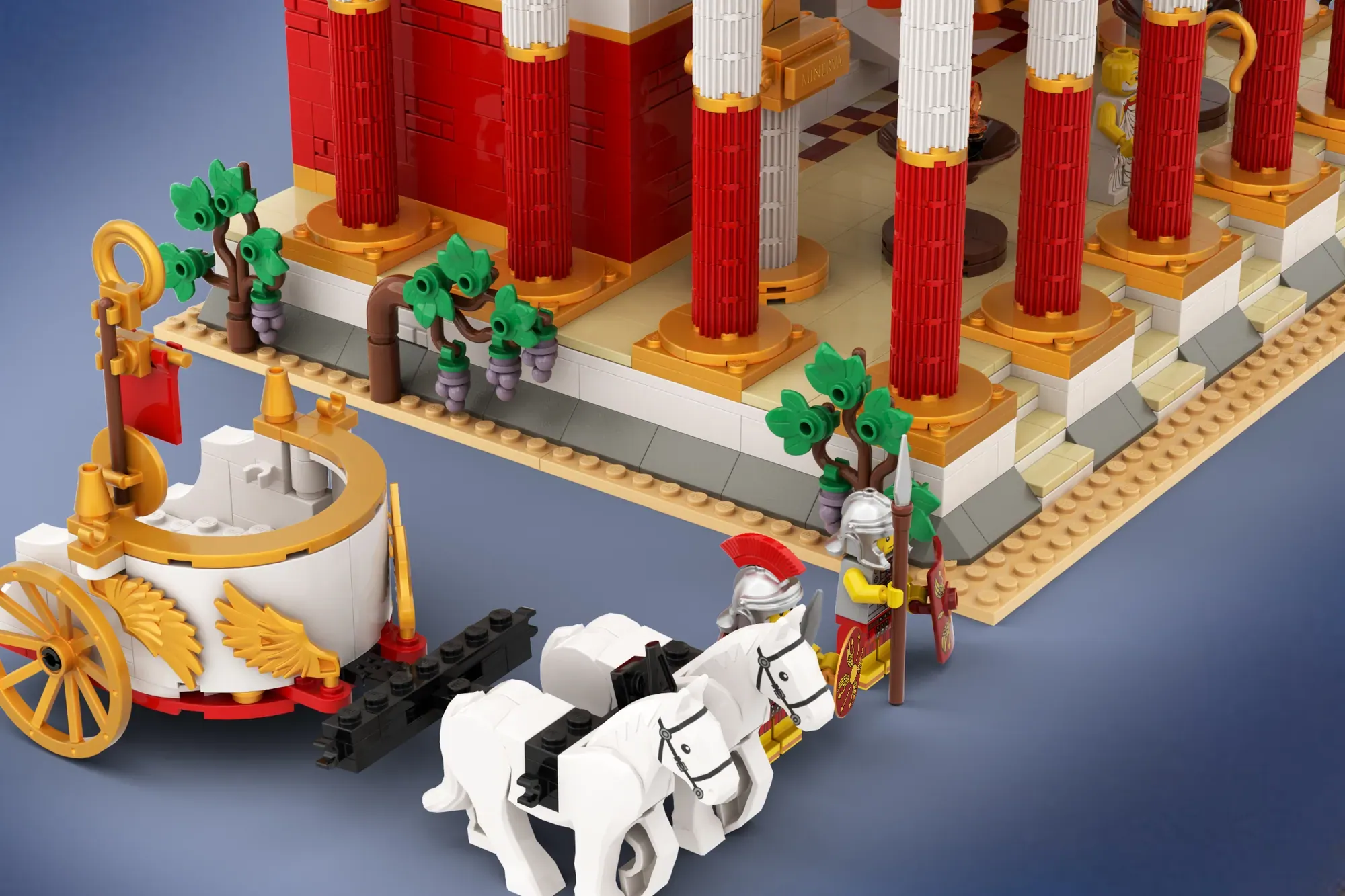 Roman Temple of Jupiter & Chariot | LEGO® Ideas