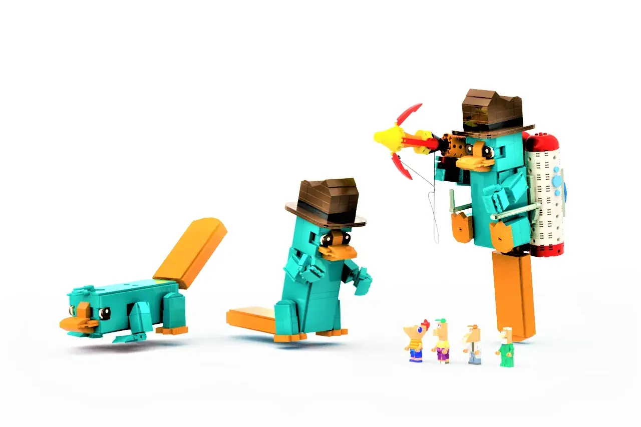 Disney's Phineas and Ferb: Perry the Platypus / Agent P | LEGO® Ideas