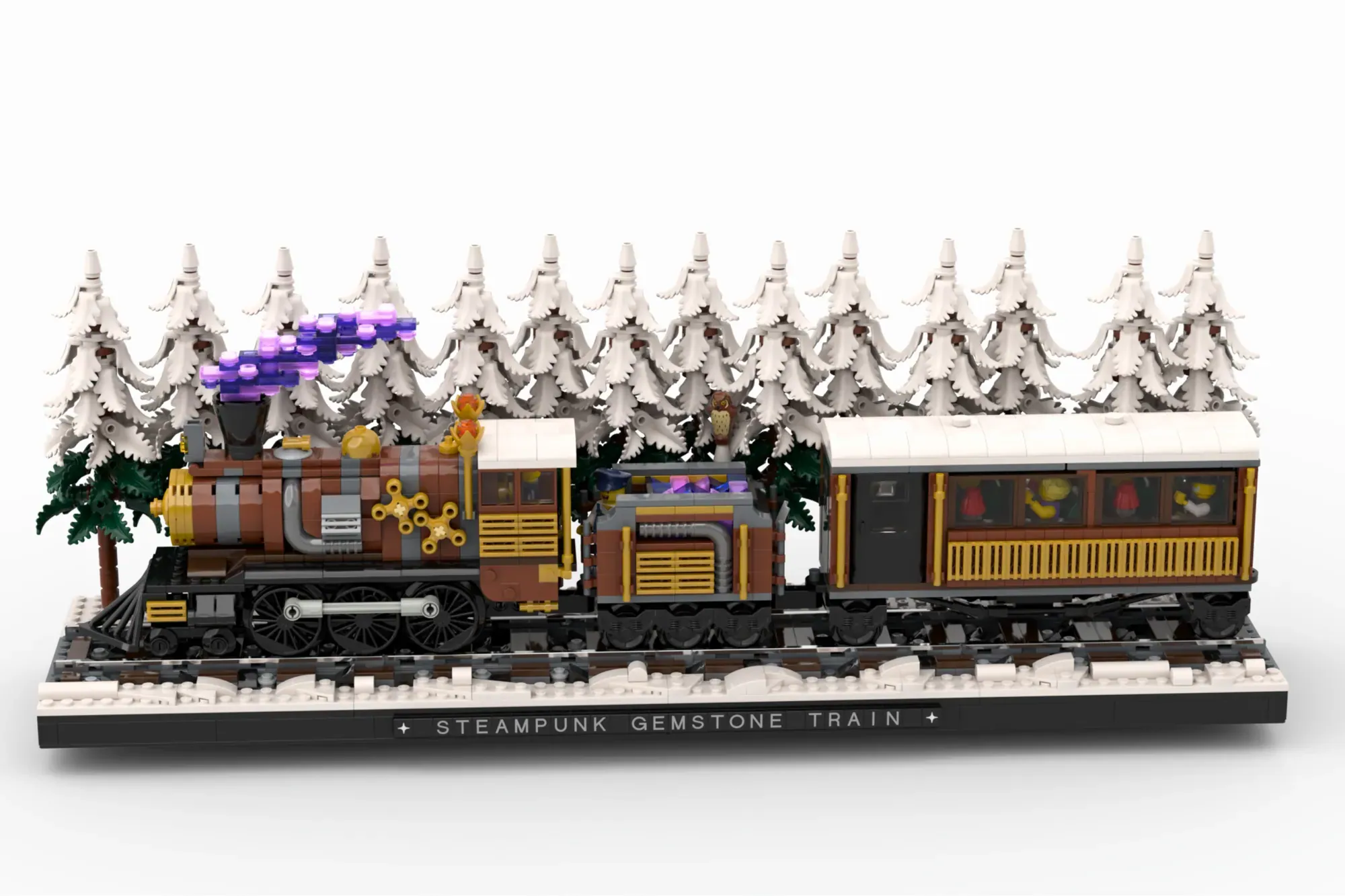 Steampunk Gemstone Train | LEGO® Ideas