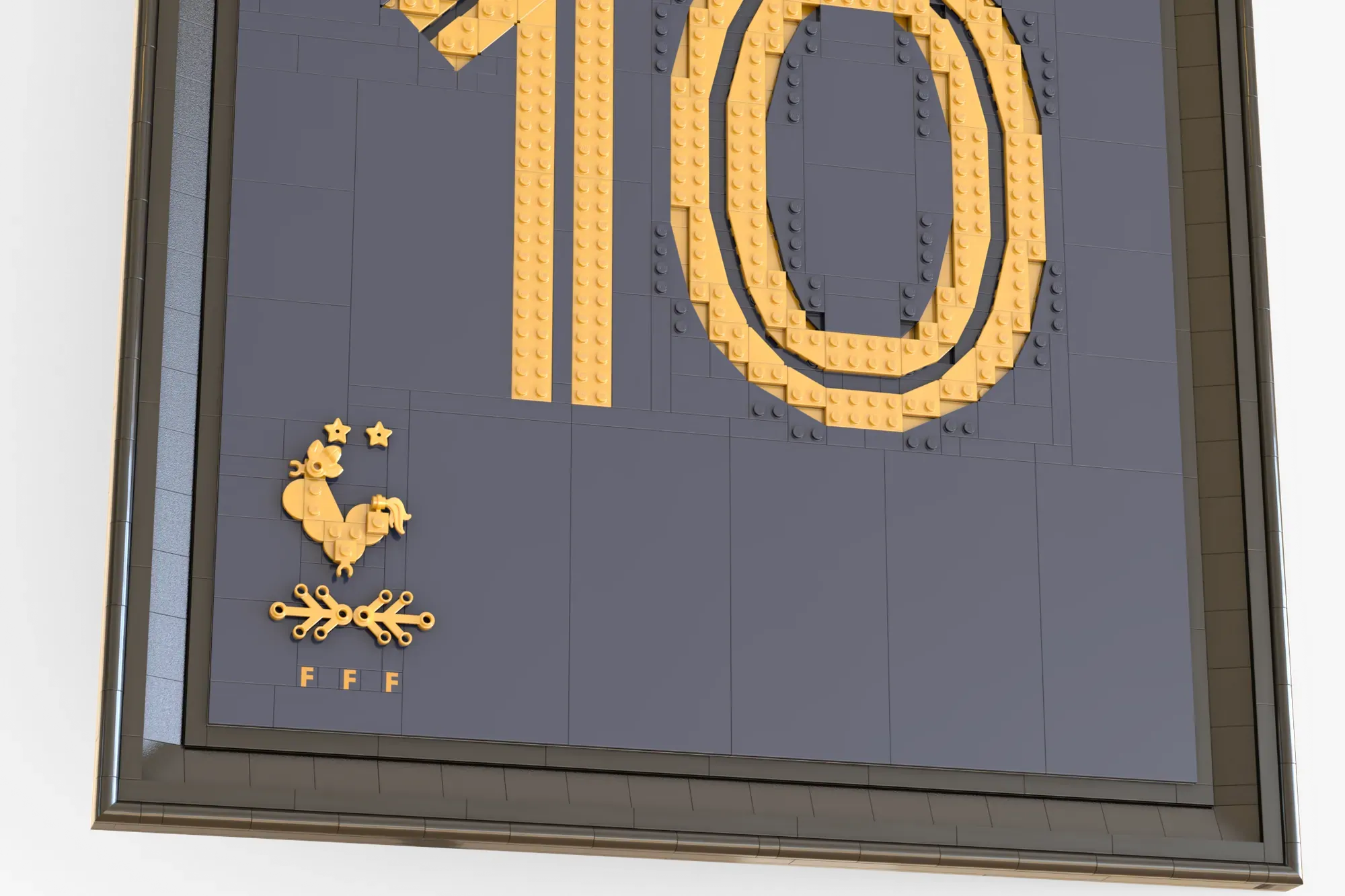Kylian Mbappé No. 10 Jersey in Frame | LEGO® Ideas