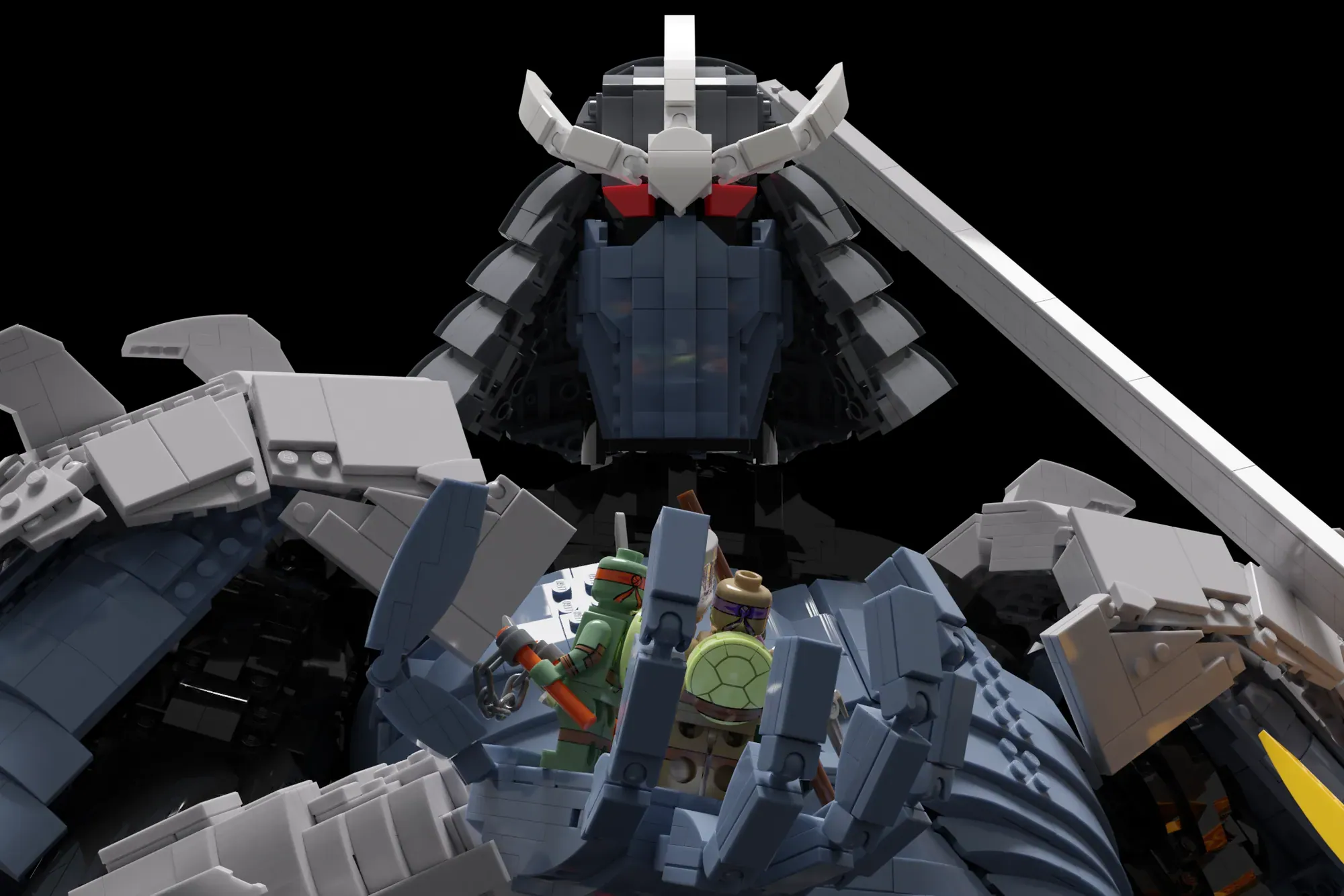 TMNT2k3: Sculpture of the Shredder. | LEGO® Ideas